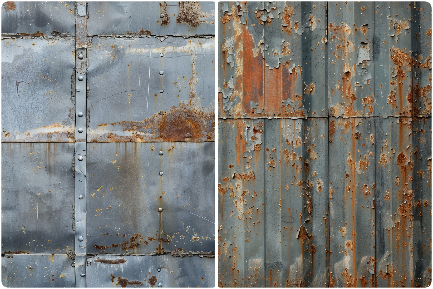 Alexander Nedviga - 30 Metal Wall Texture Backgrounds