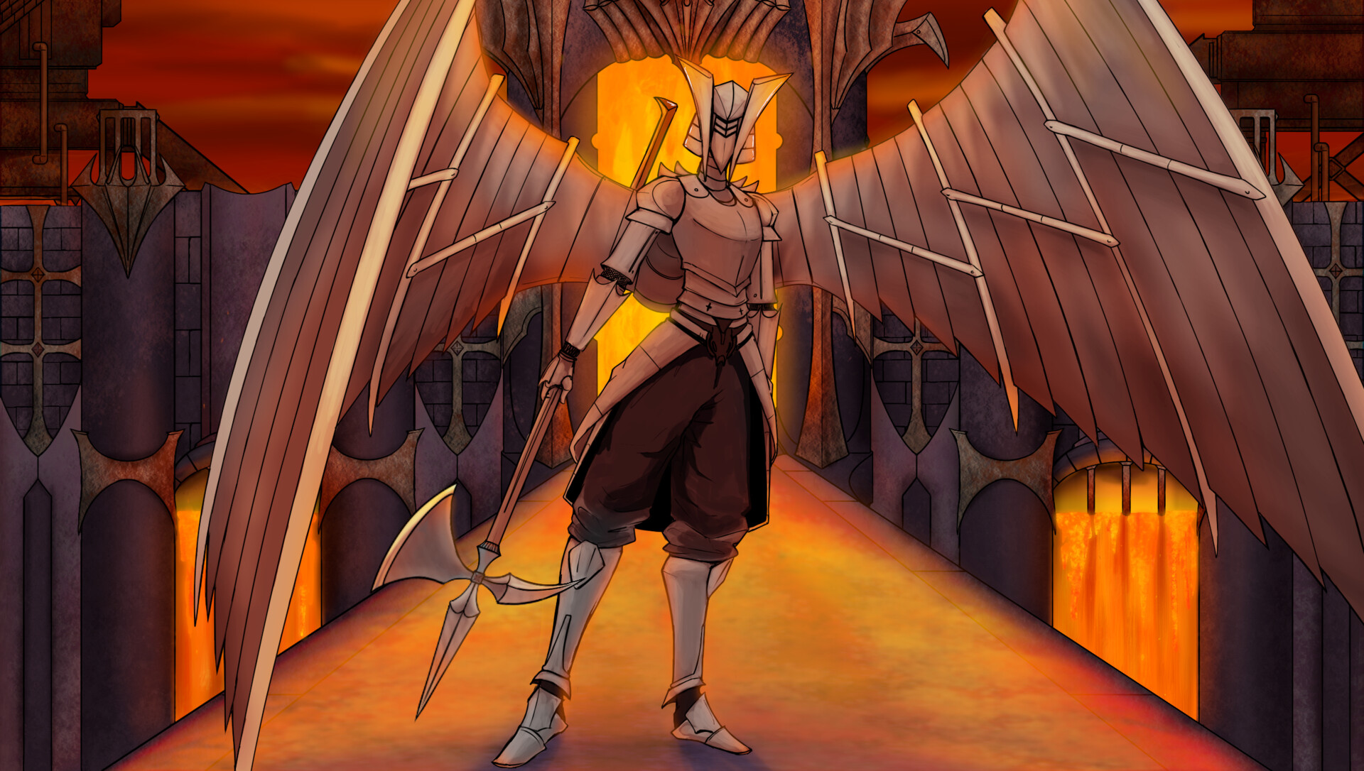 ArtStation - Misc. Artwork for a story set in Hell