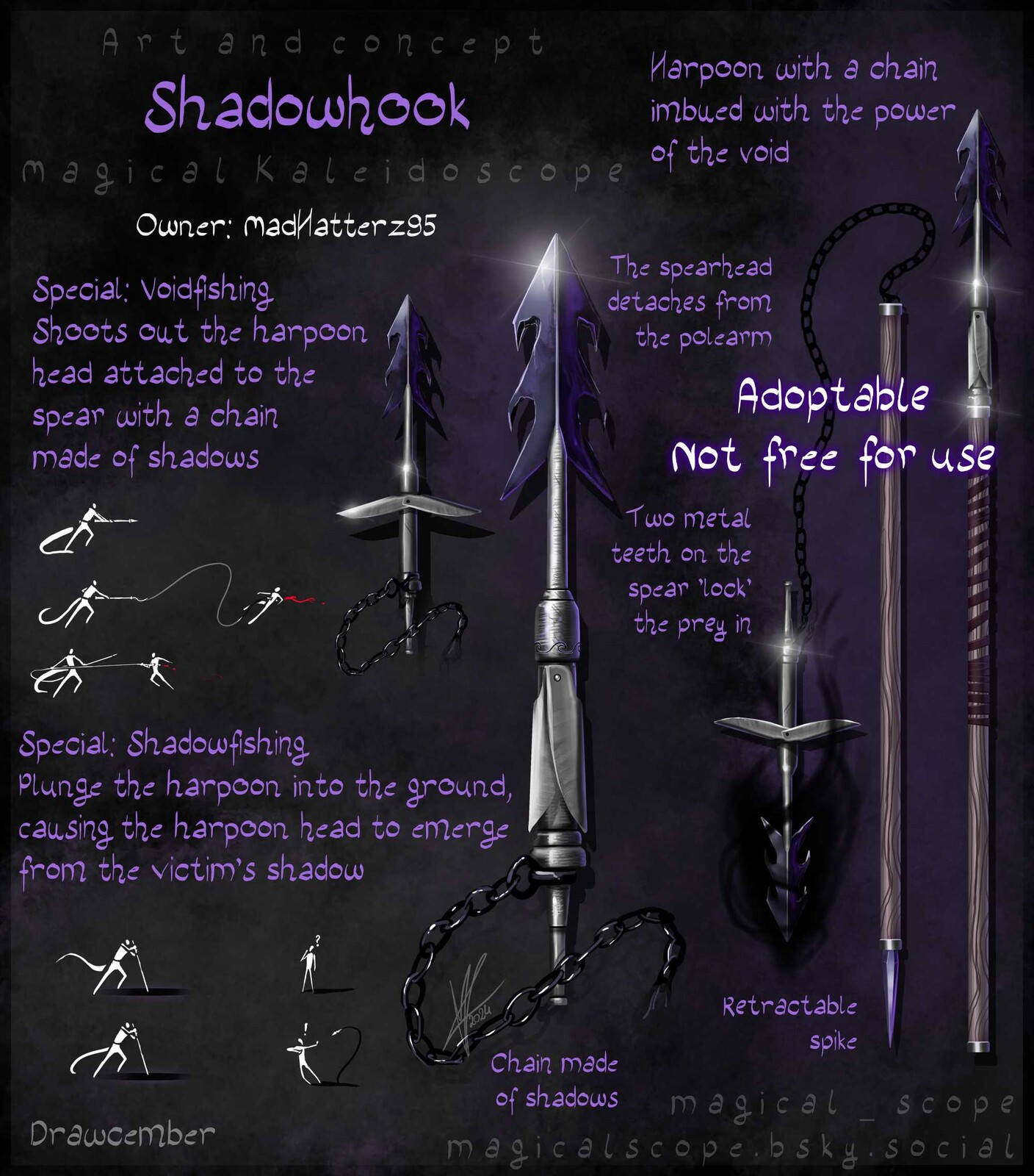 Magical Kaleidoscope - Drawcember 2024 Shadowhook