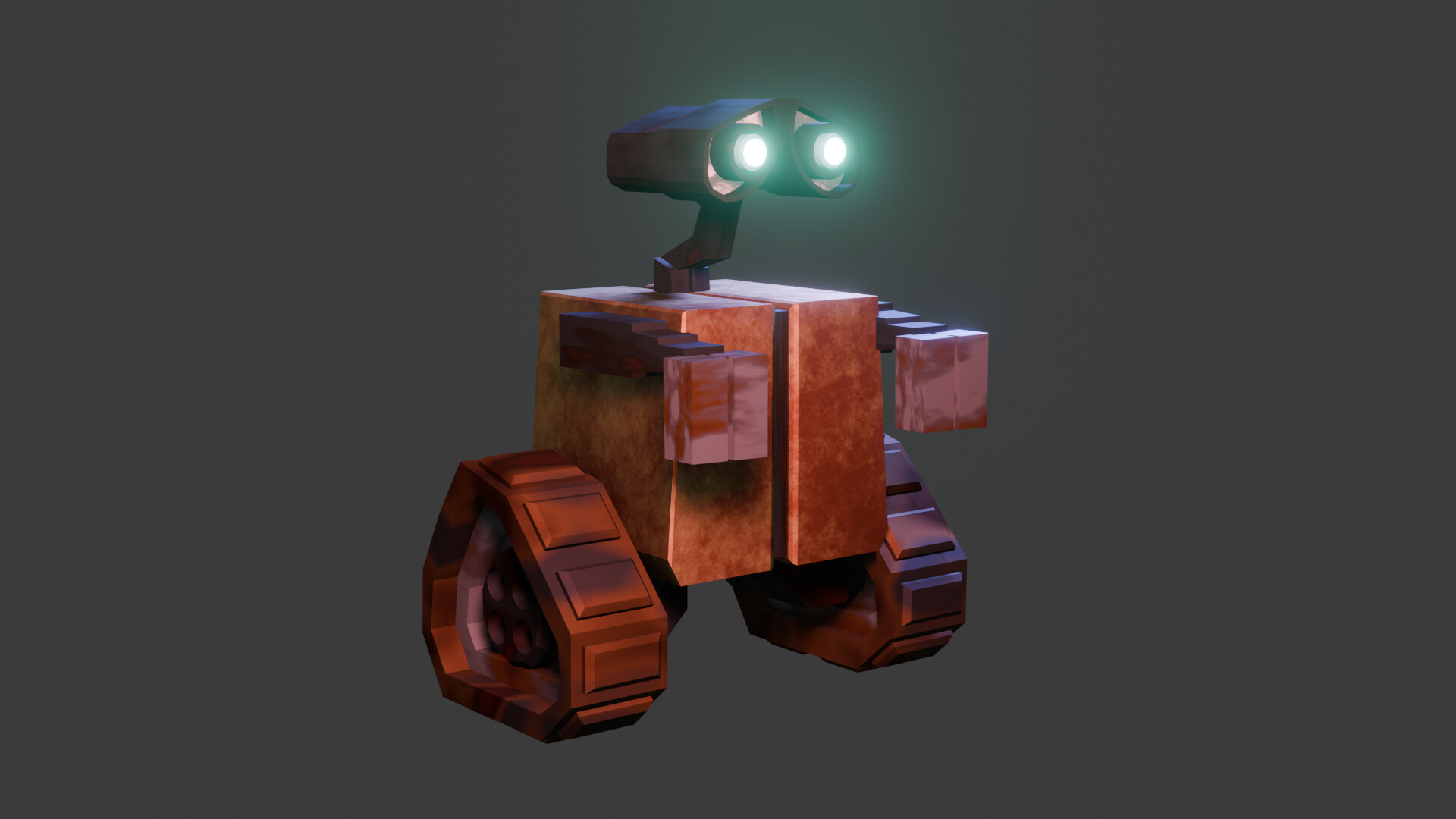 ArtStation - Apocalypse Wall-E (Low-Poly)