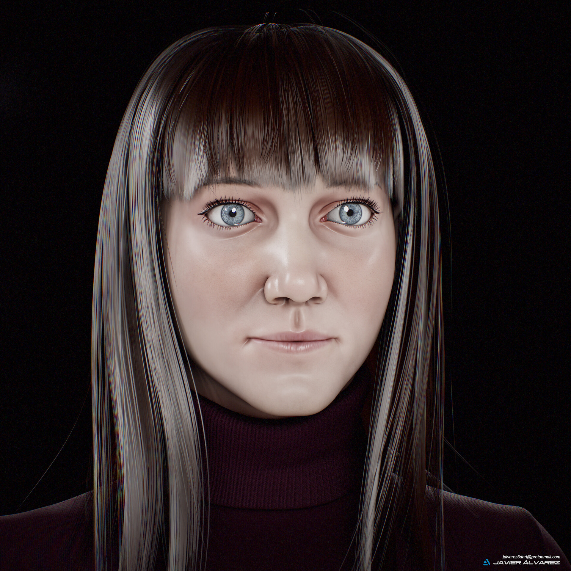 ArtStation - Portrait - Real Time Ray Tracing