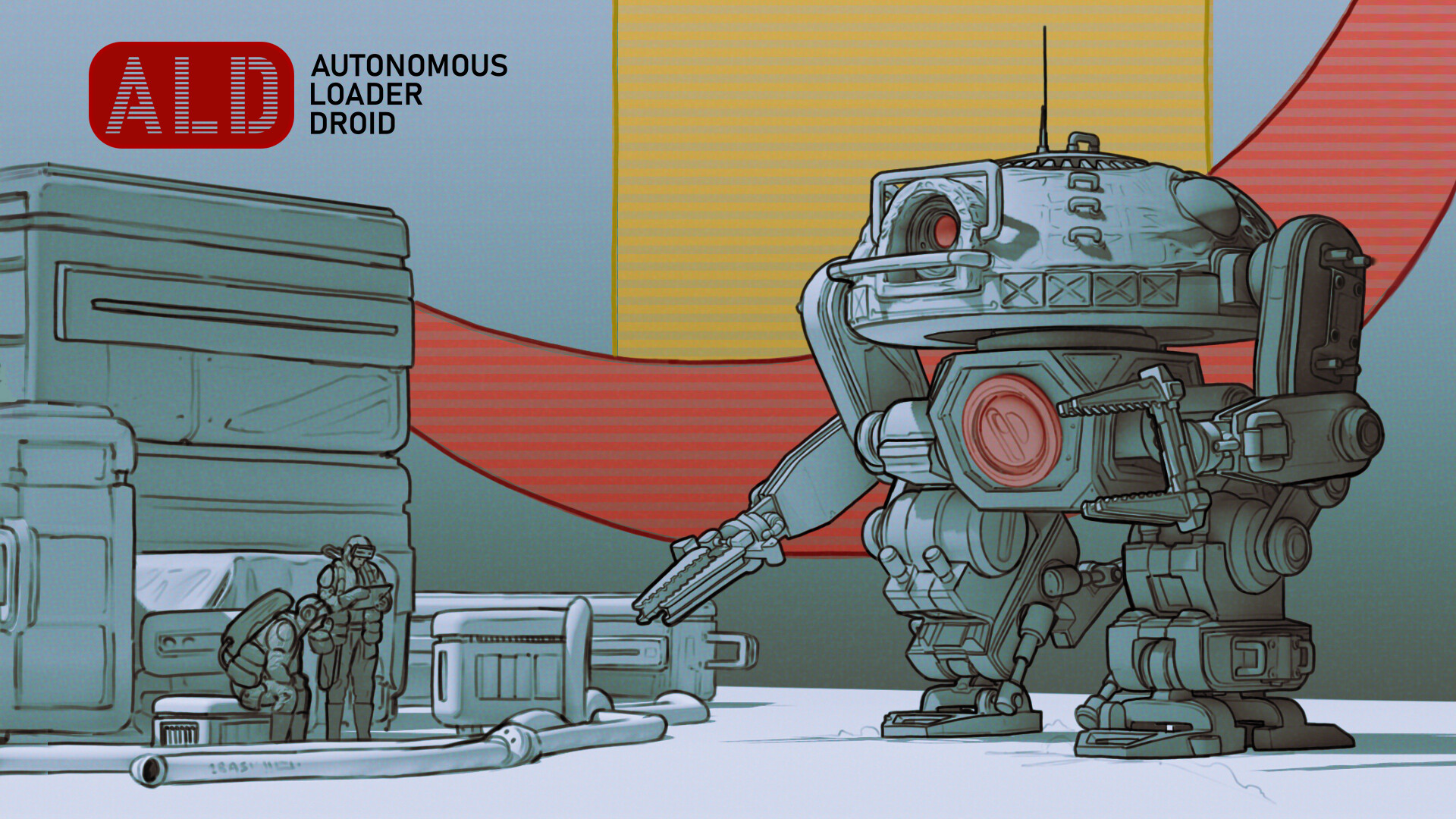ArtStation - A.D.L. Autonomous Loader Droid