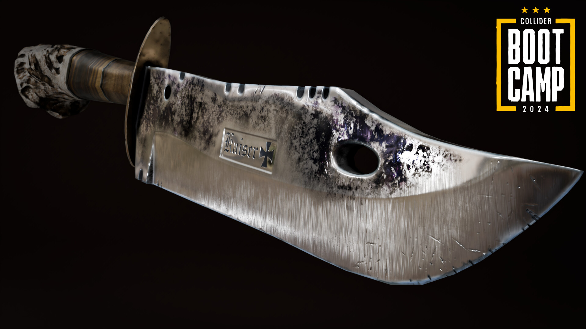 ArtStation - "EL SALVAJE" Kaiser Knife - BootCampColliderCraftworks