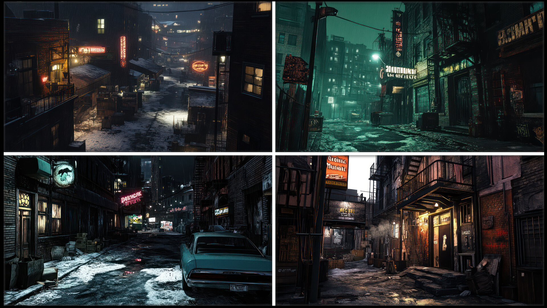 Ferial Concept - 🔹200 Dark City - Environment Concept Reference Image ...