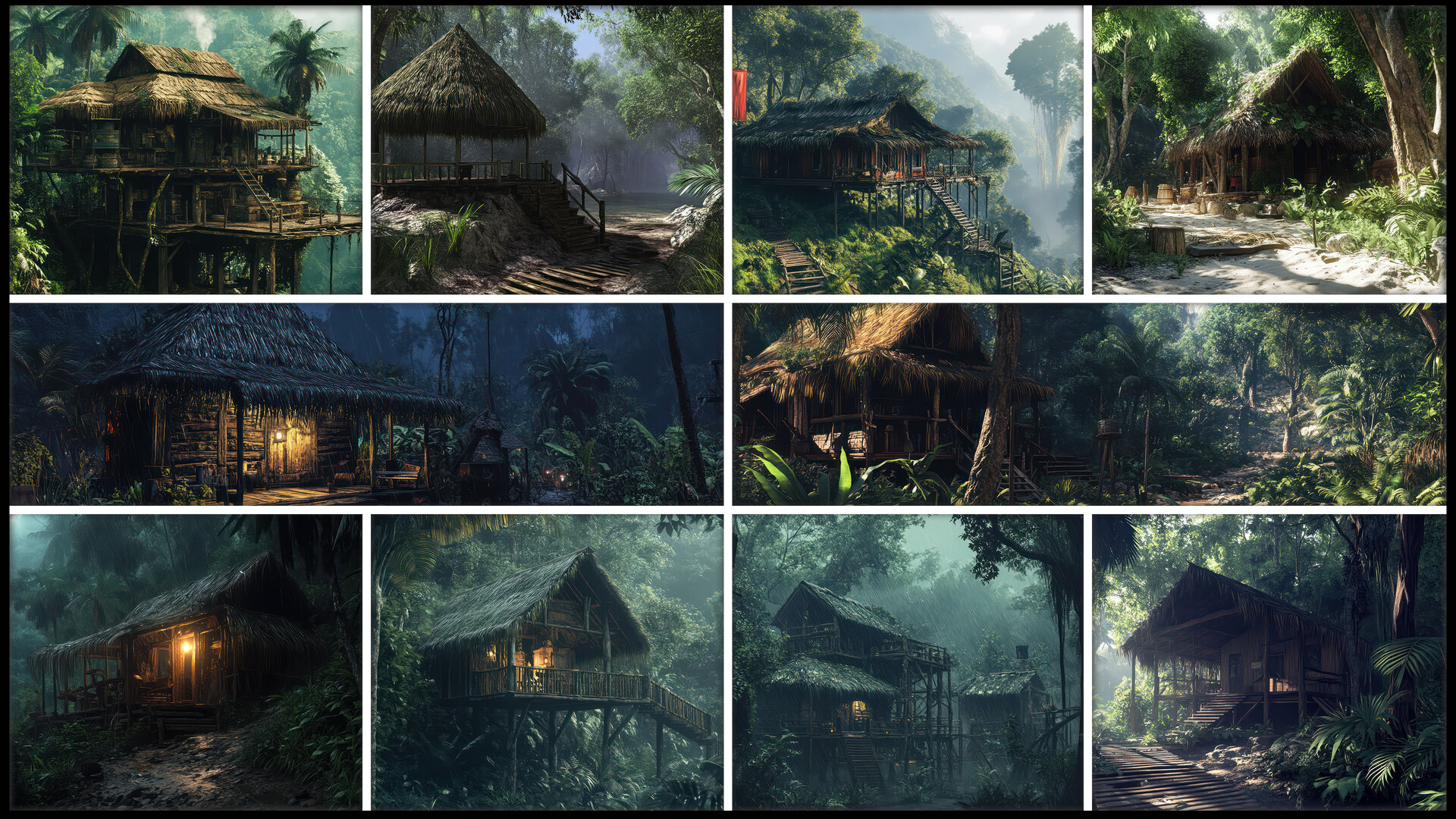 Ferial Concept - 🔹210 Jungle Outpost - Environment Concept Reference ...
