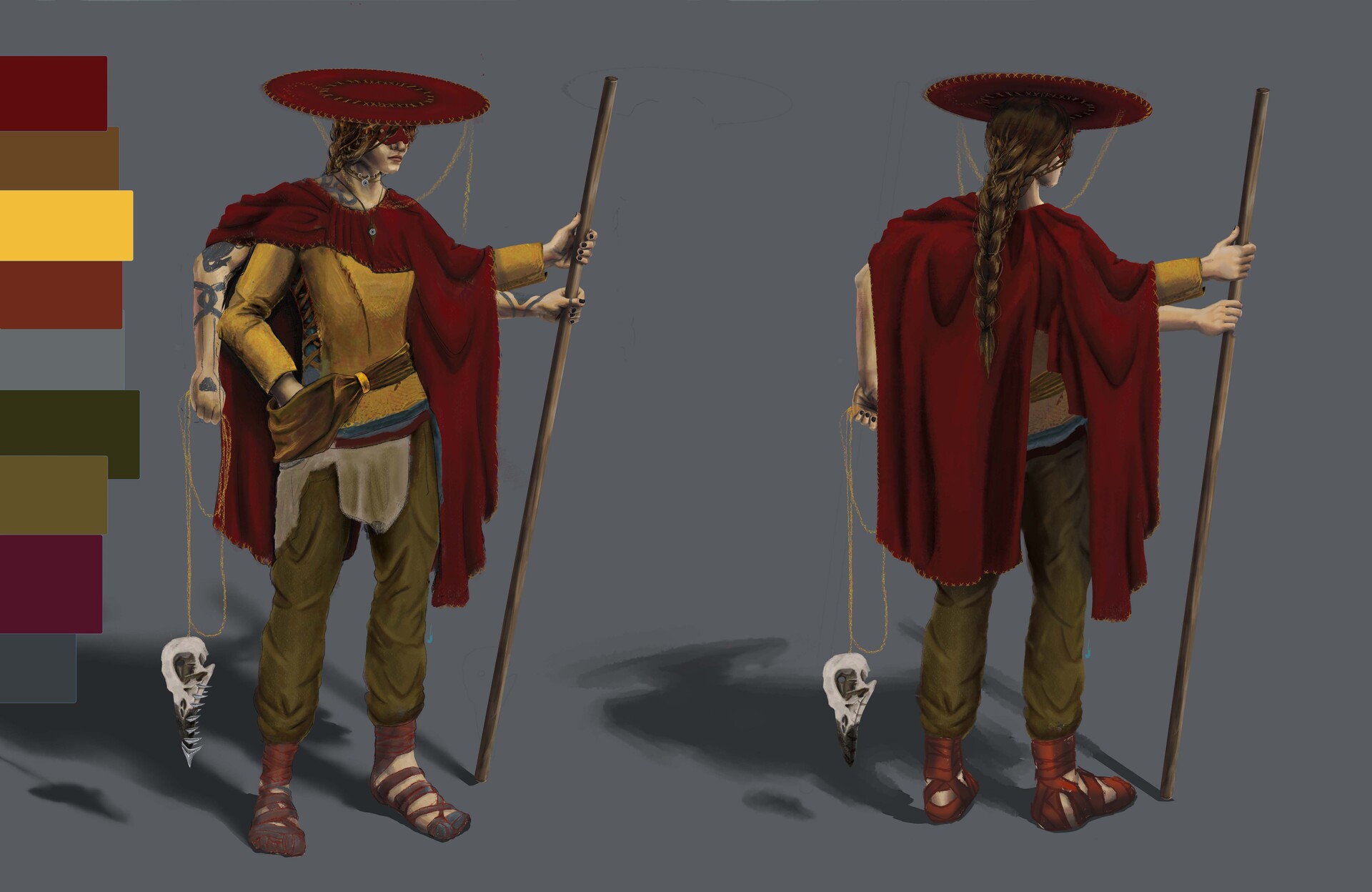 ArtStation - Character Concept Art - Merchant in Imagined Project