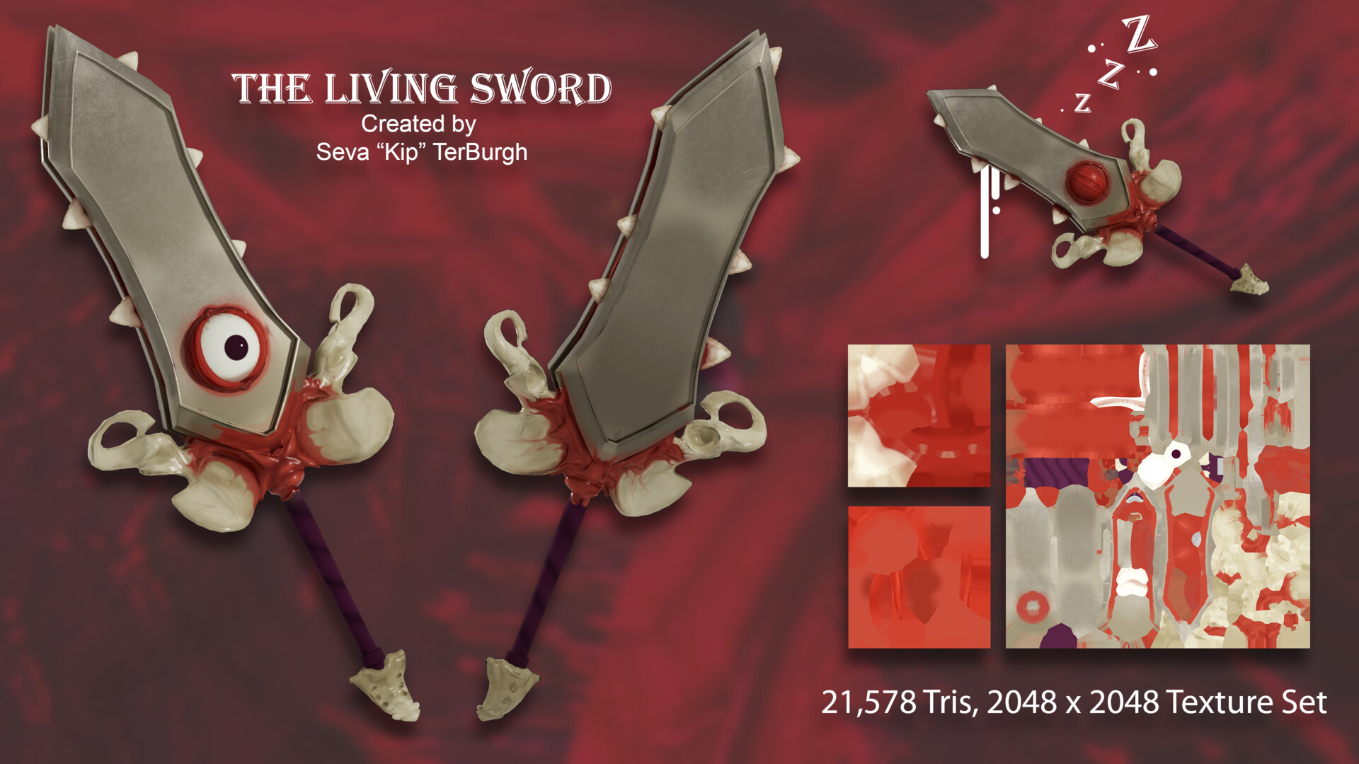 ArtStation - Class Assignment (2024): The Living Sword
