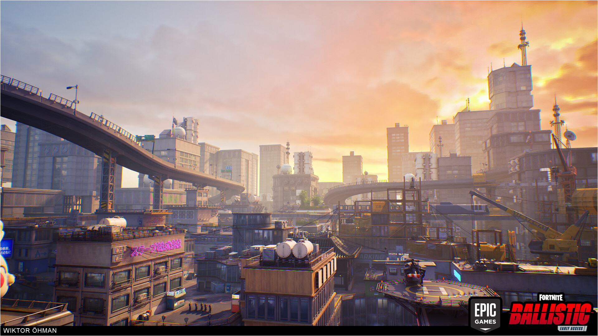 Wiktor Öhman Portfolio - 3D Artist - Fortnite Ballistic - Skyline 10 Vista