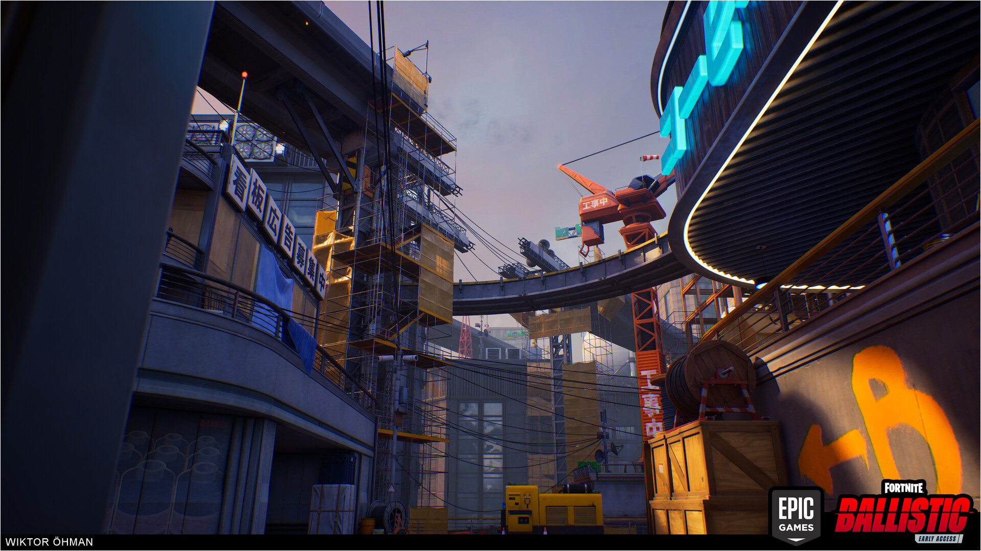 Wiktor Öhman Portfolio - 3D Artist - Fortnite Ballistic - Skyline 10 Vista