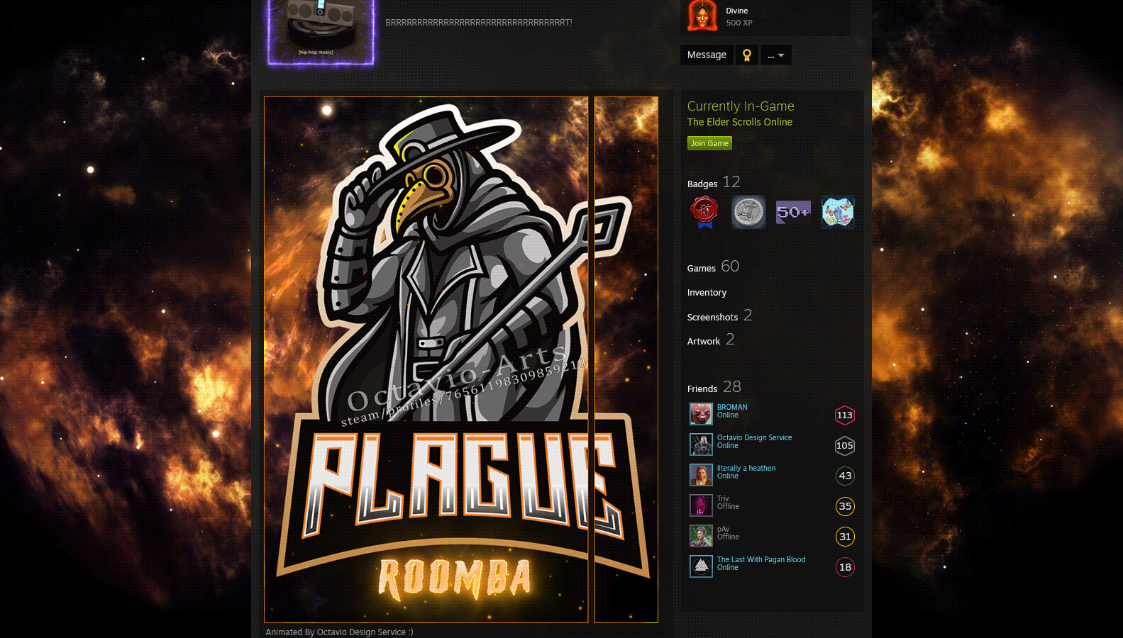 ArtStation - SCP-049 The Plague Doctor Animated Steam Artwork