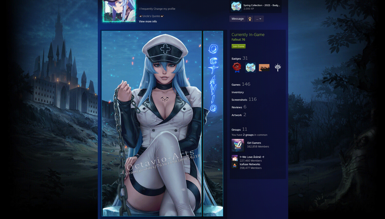 ArtStation - Steam Artwork Showcase - Esdeath