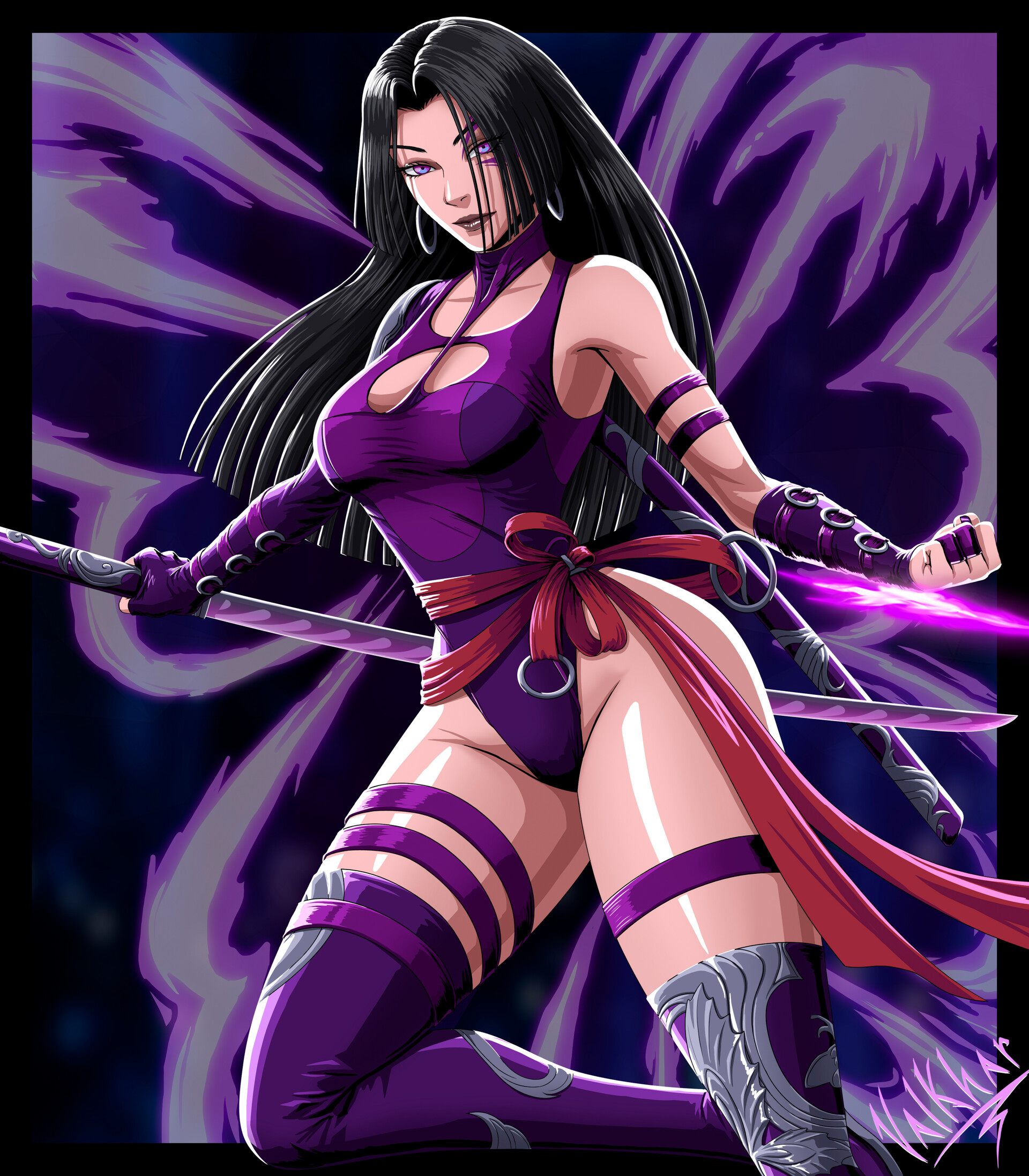 ArtStation - Vengeance Psylocke - Marvel Rivals