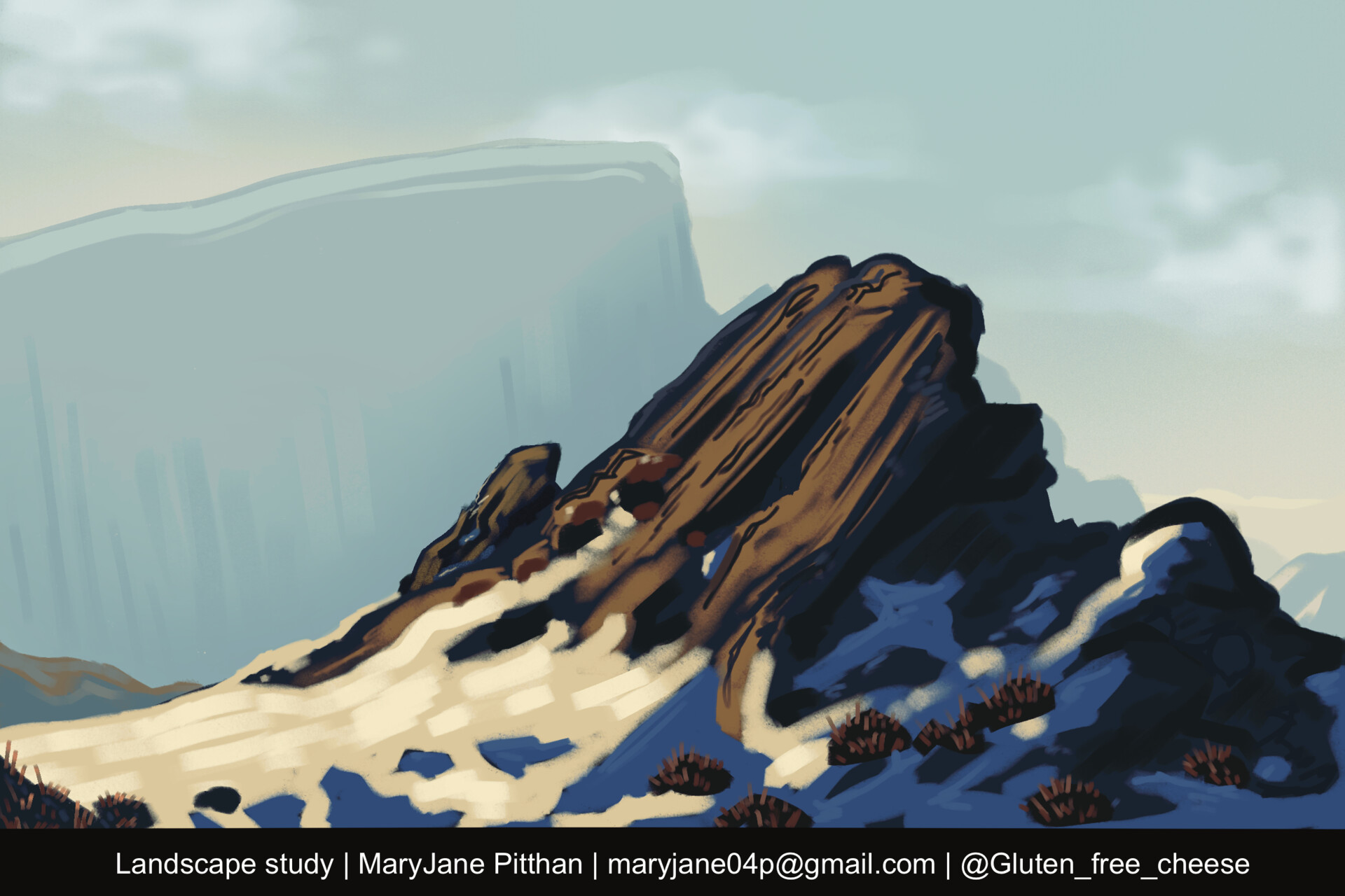 ArtStation - Landscape Study