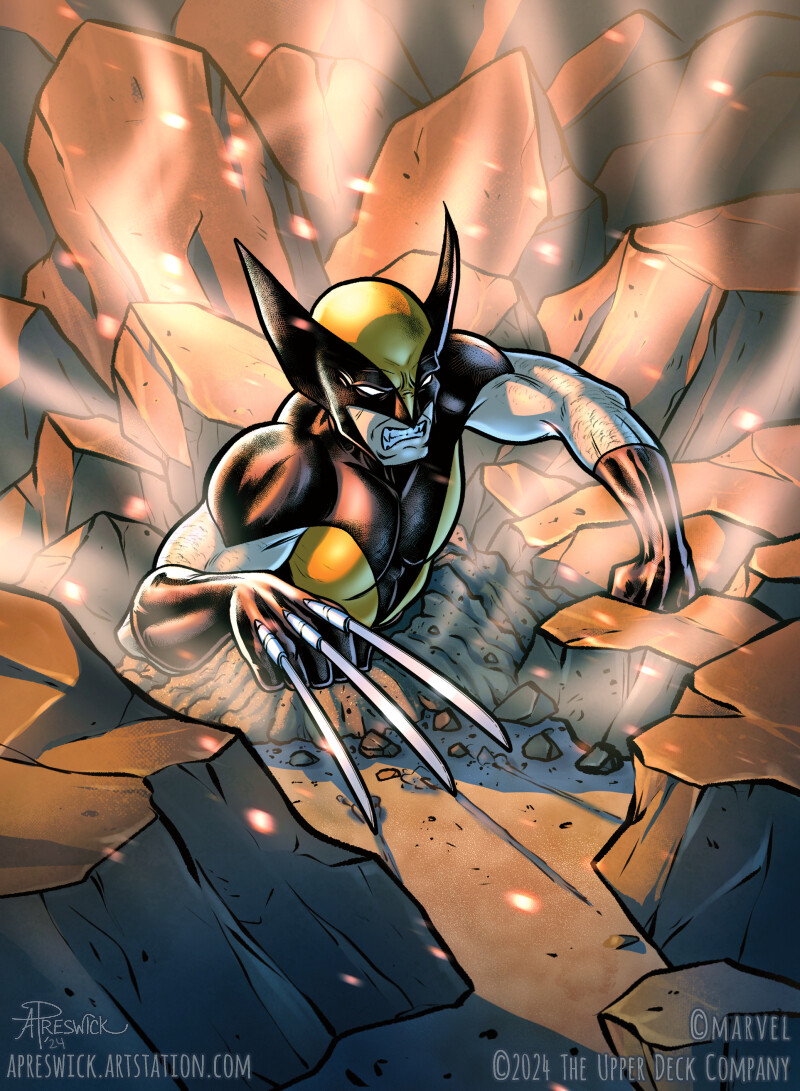 Allie Preswick Art - Legendary: Weapon X cards