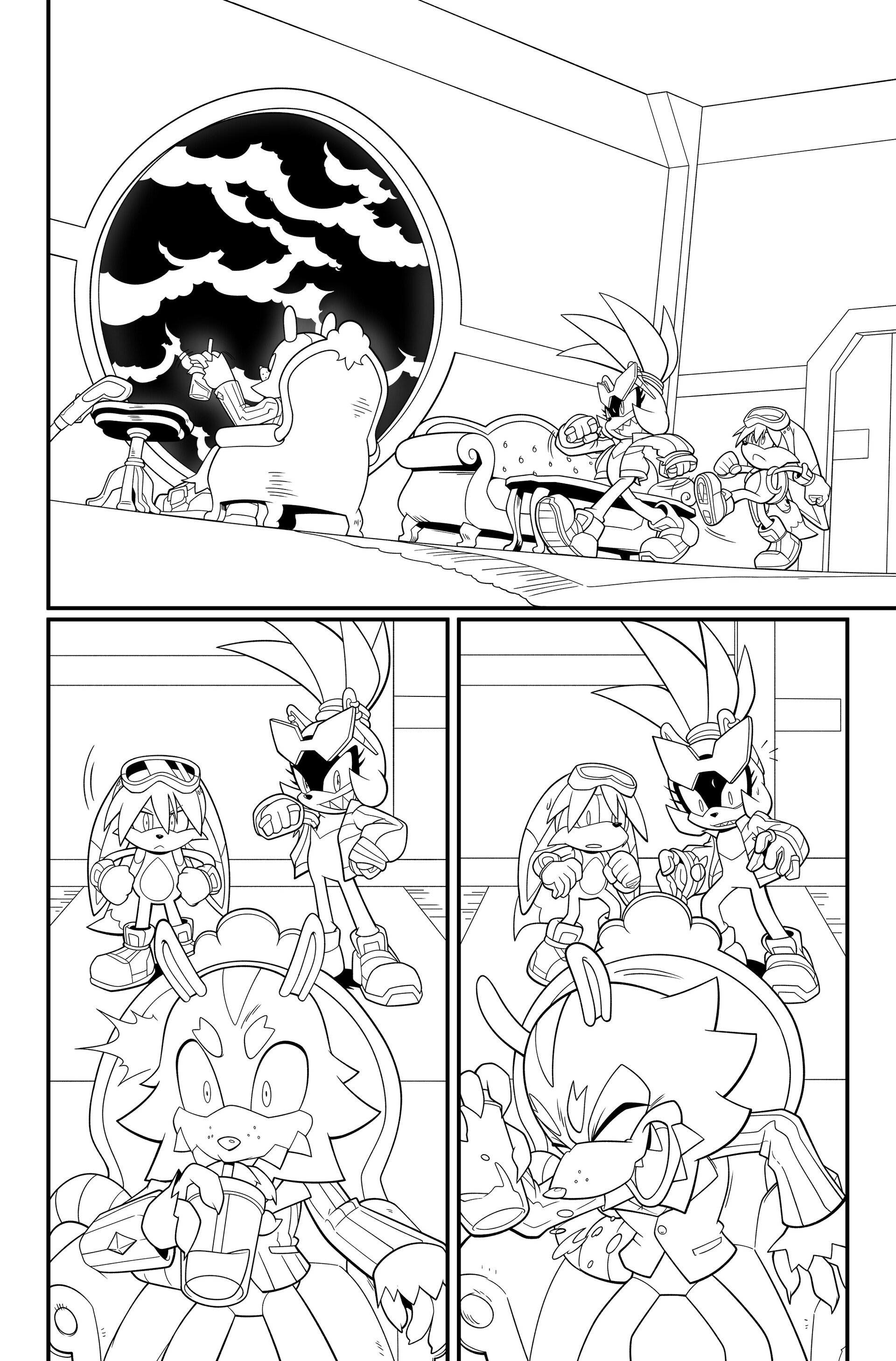 ArtStation - IDW Sonic the Hedgehog #72 Inks
