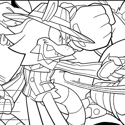 fang the sniper coloring pages