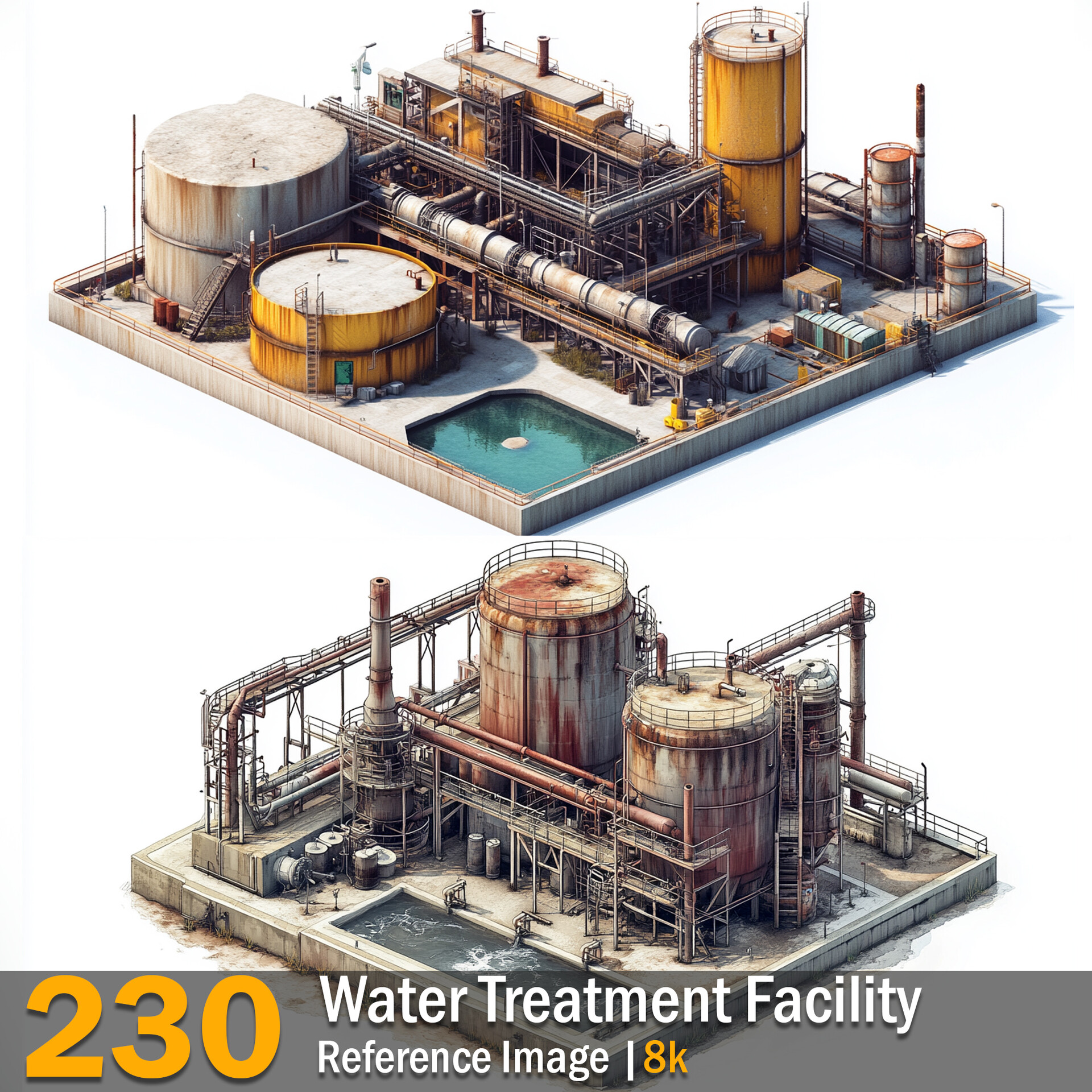 ArtStation - Water Treatment Facility | Reference Images | 8K