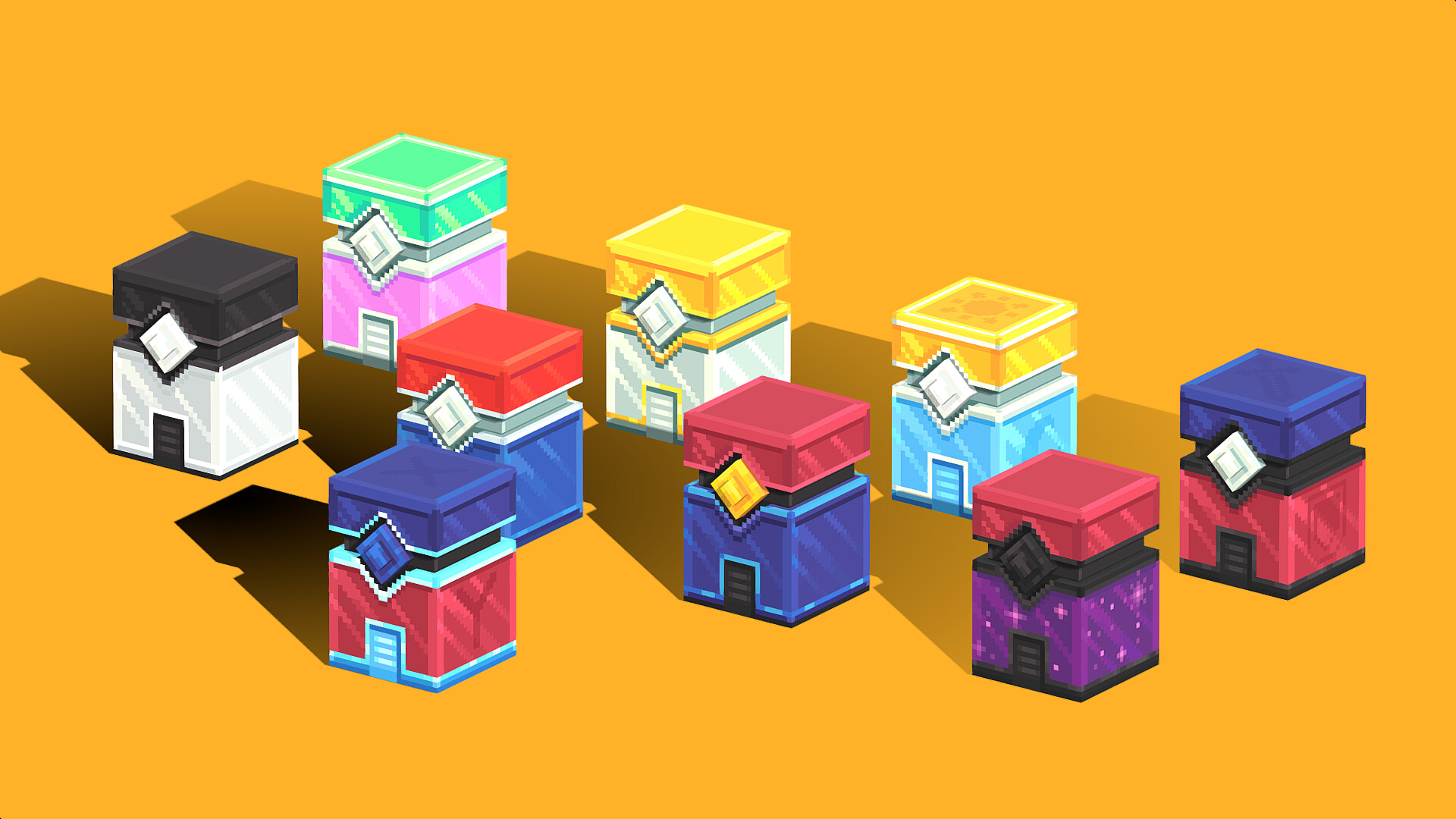 ArtStation - Minecraft - Chests