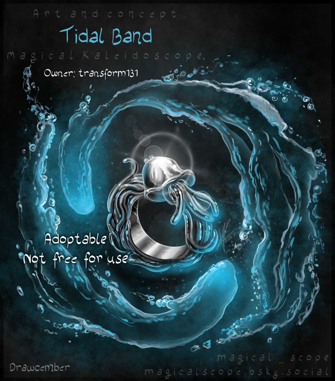 Magical Kaleidoscope - Drawcember 2024 Tidal Band