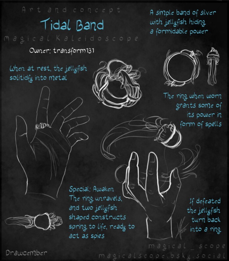 Magical Kaleidoscope - Drawcember 2024 Tidal Band