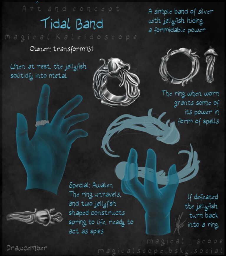 Magical Kaleidoscope - Drawcember 2024 Tidal Band