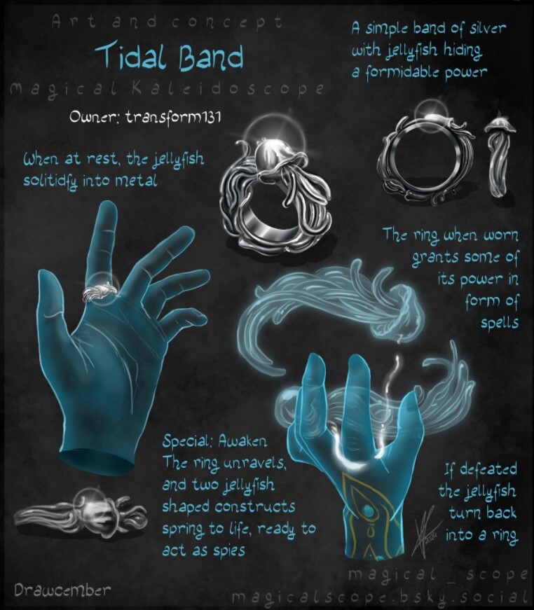Magical Kaleidoscope - Drawcember 2024 Tidal Band