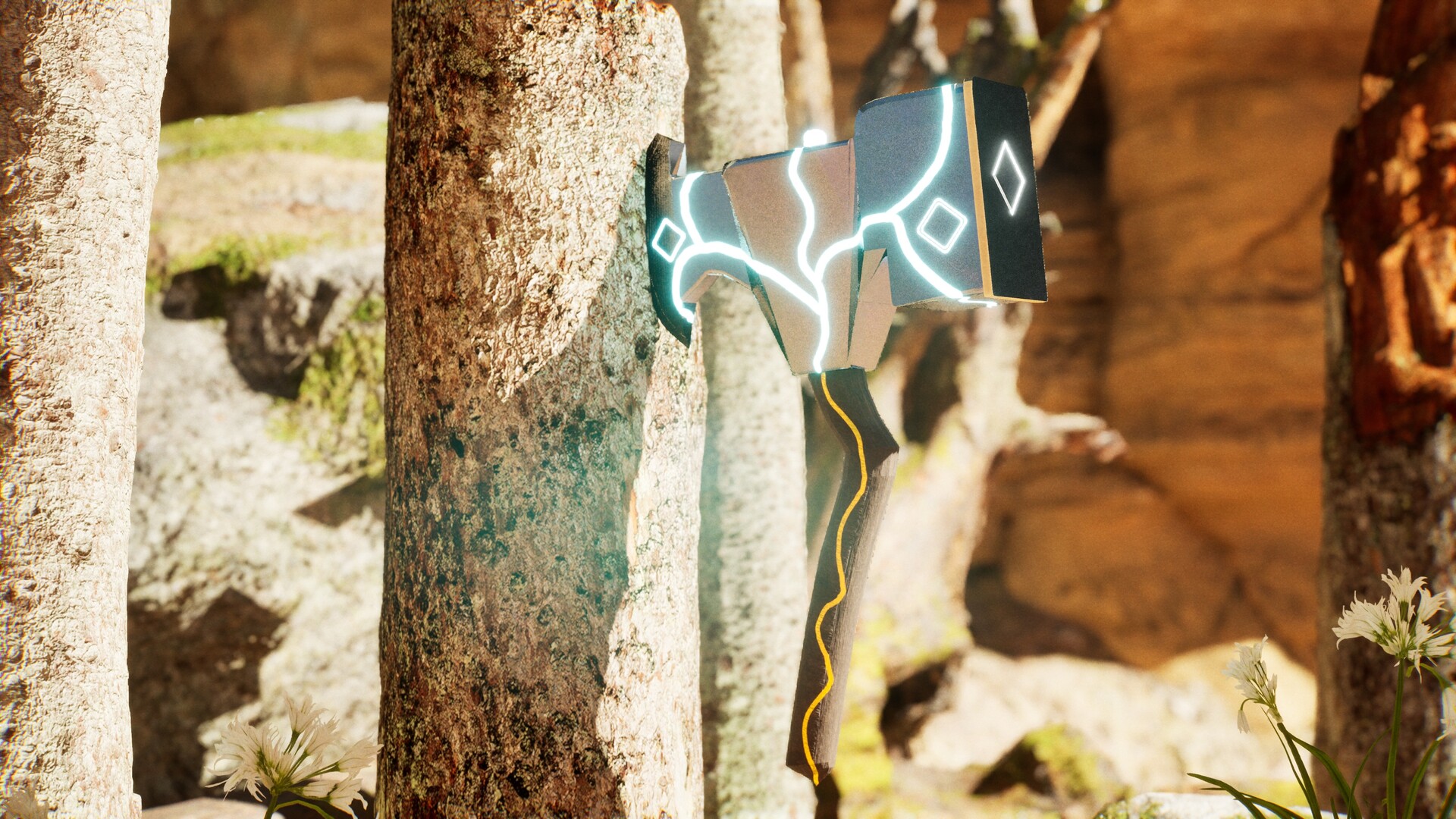 ArtStation - Axe-Hammer design prototype