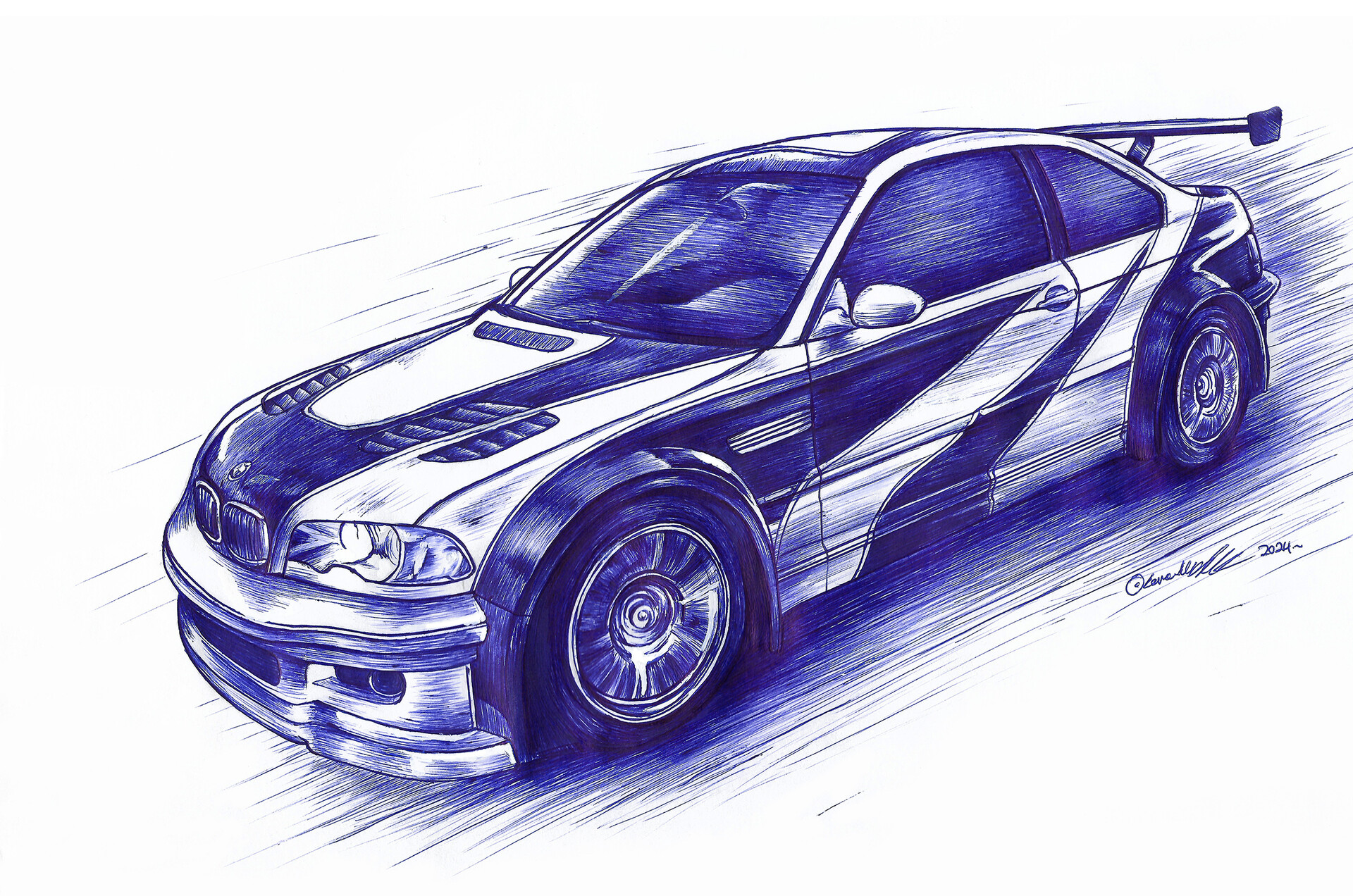 how to draw nfs cars