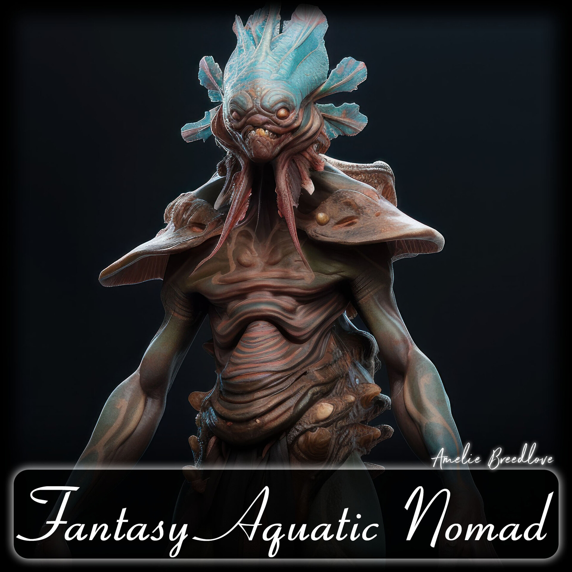 ArtStation - 200 Fantasy Aquatic Nomad Alien Reference Pack | 4K | v.23