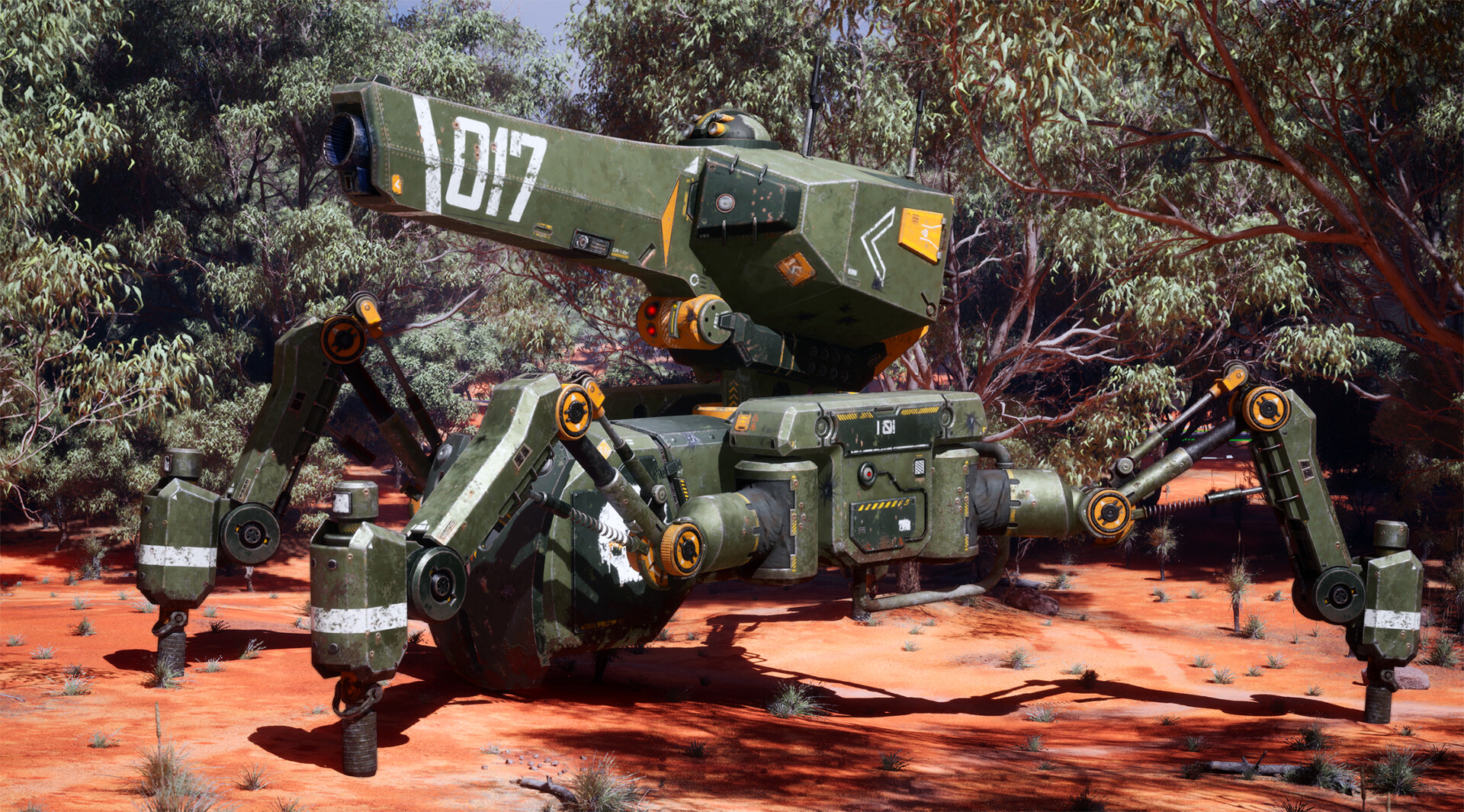 Peter Cimino - Frontier Militia Spider Walker