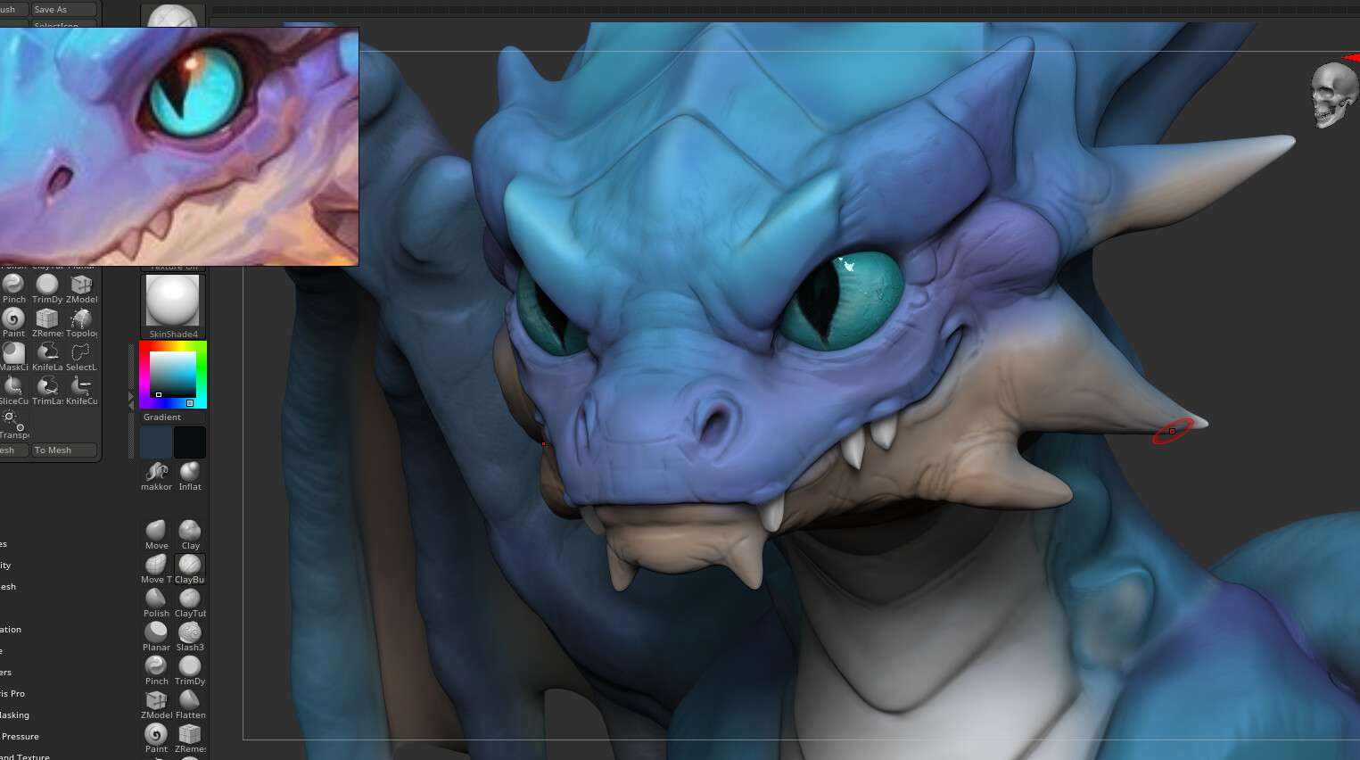 ArtStation - Blue Dragon