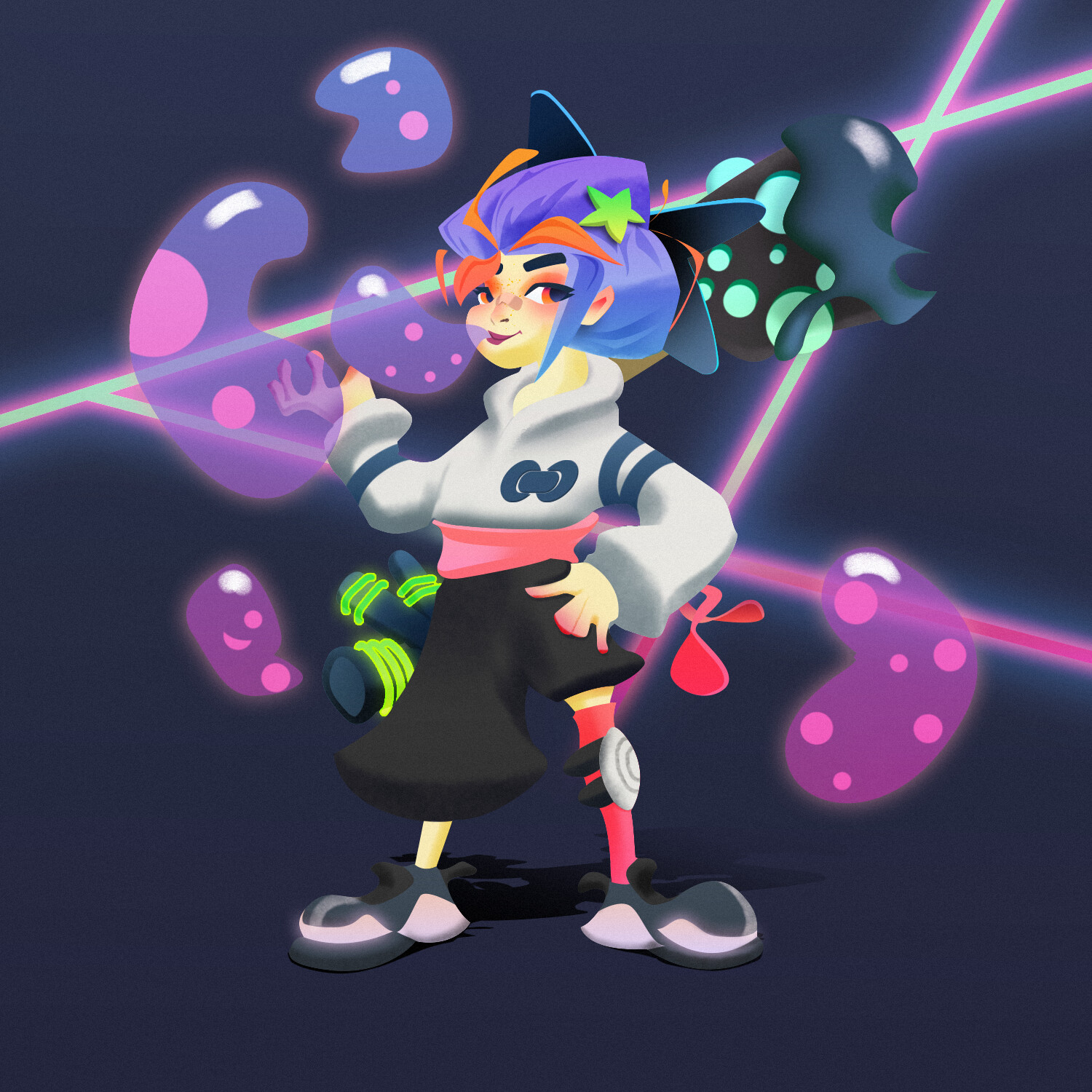 ArtStation - Ninjala character