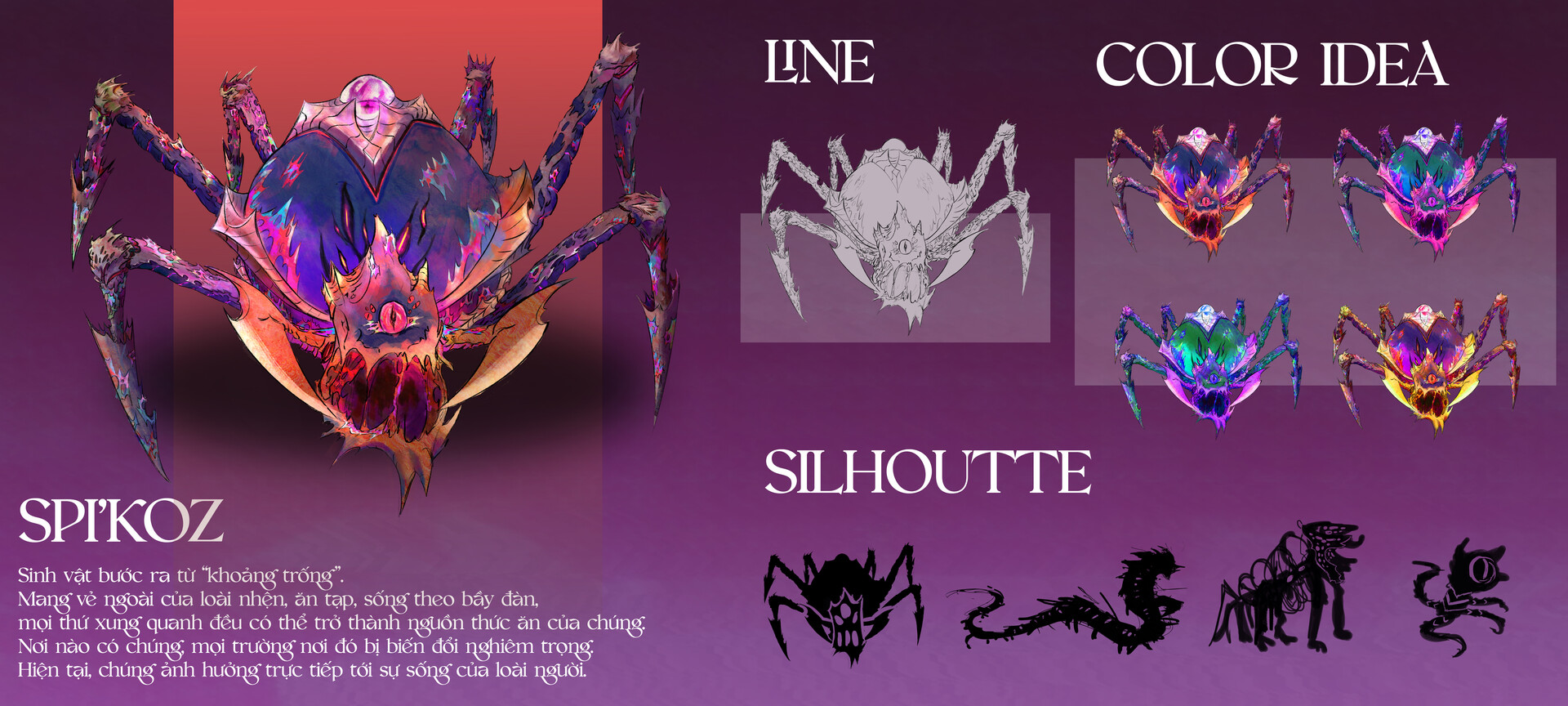 ArtStation - Character design 1: Spider