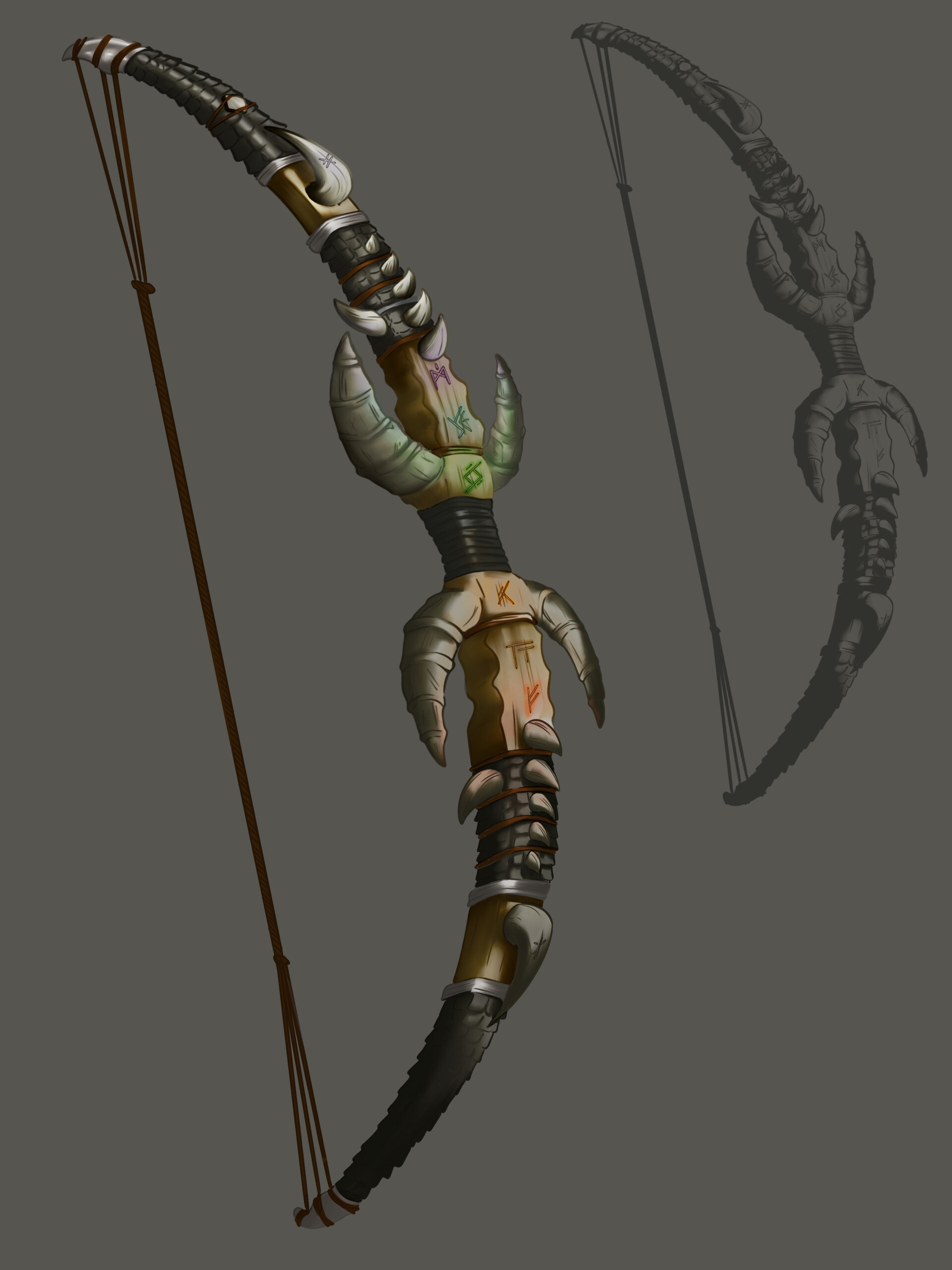 ArtStation - dragon bow