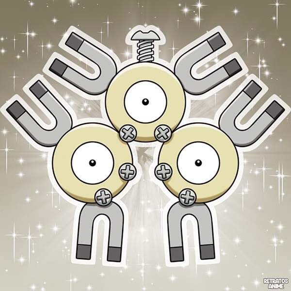 ArtStation - Magneton Shiny, Pokémon