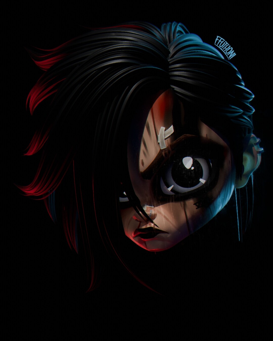 ArtStation - VI from Arcane - Portrait Sculpt Fanart