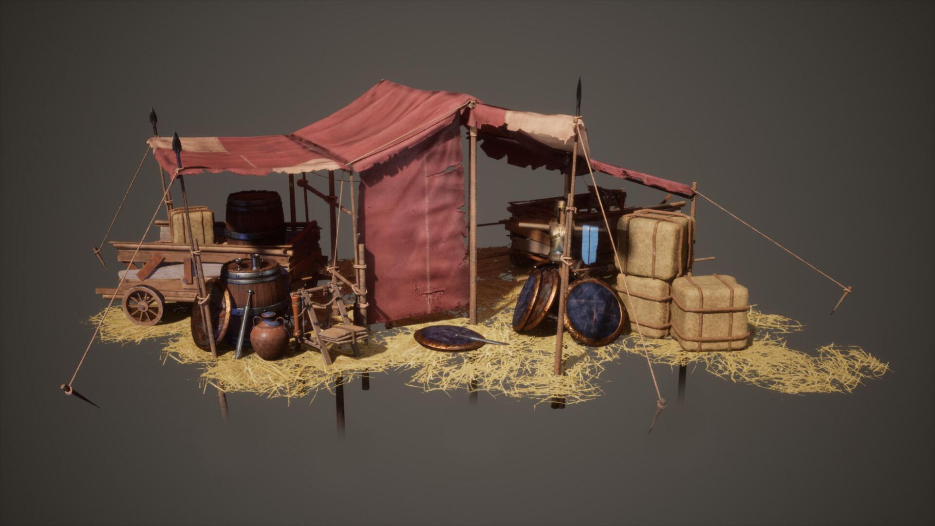 ArtStation - Assassin's Creed® Odyssey Middle age Tent