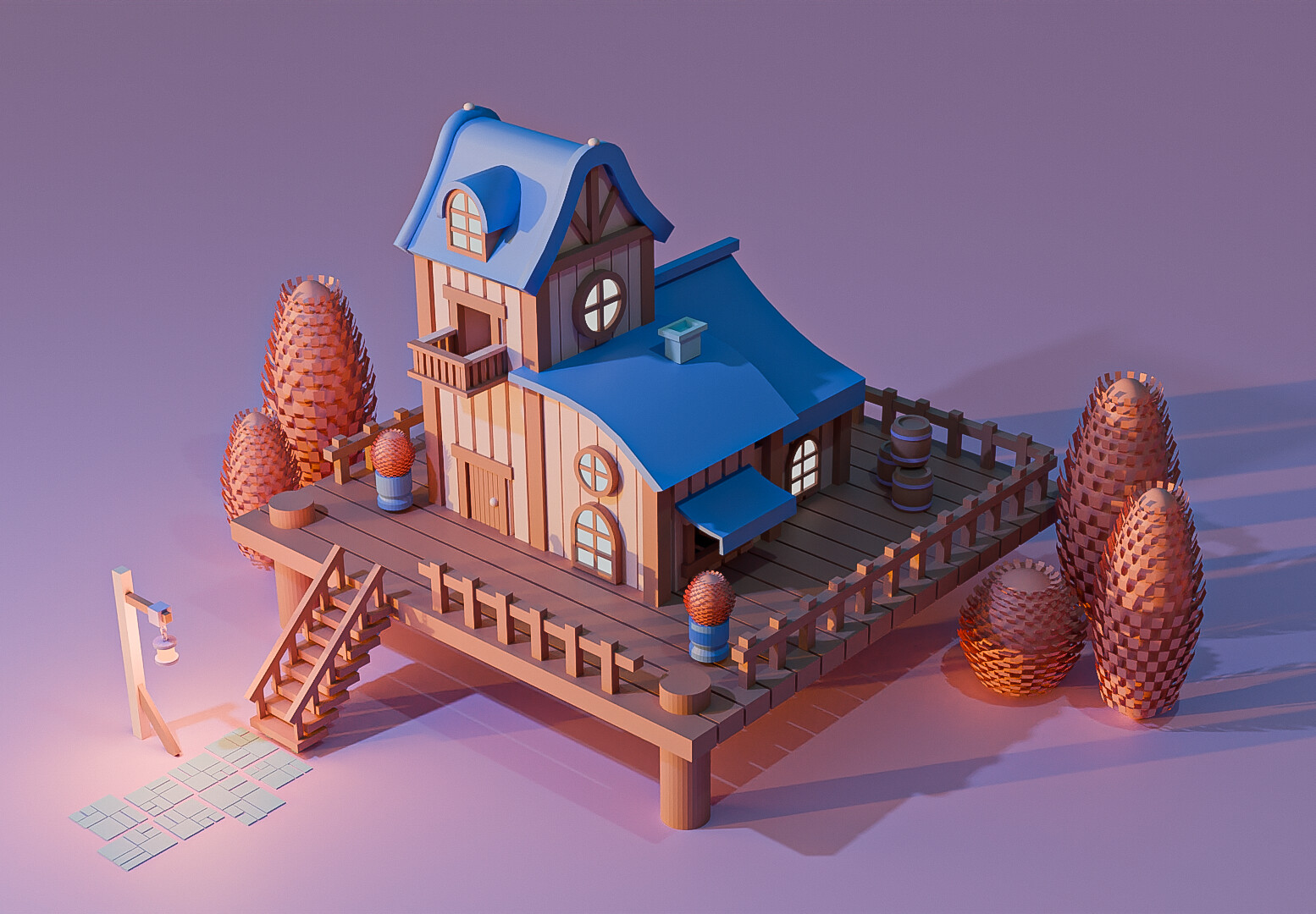 ArtStation - House 3D model