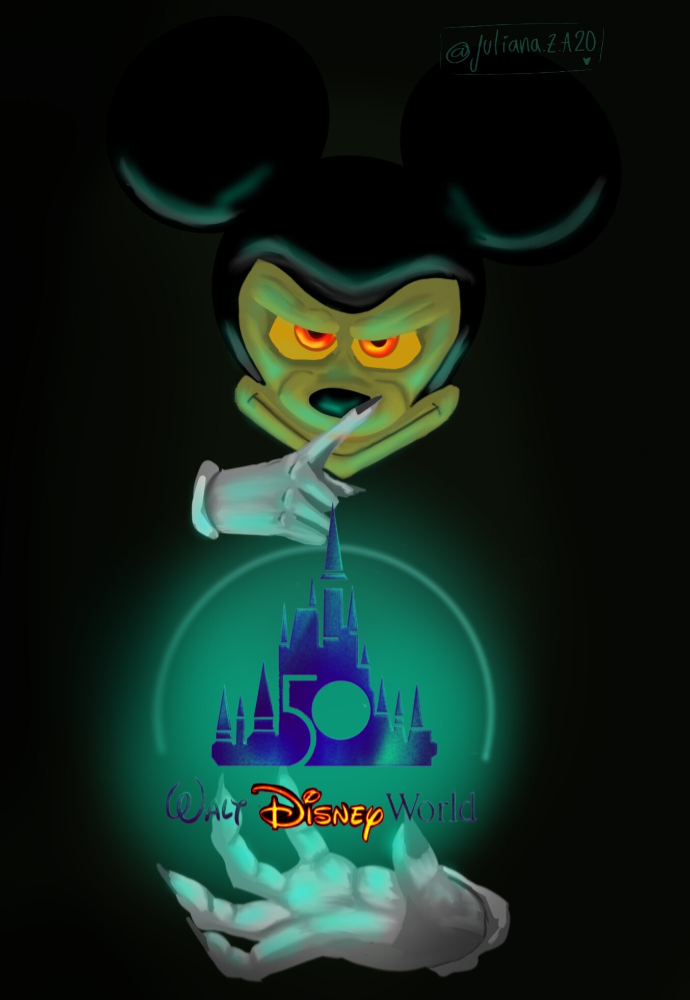 ArtStation - Mickey Scared