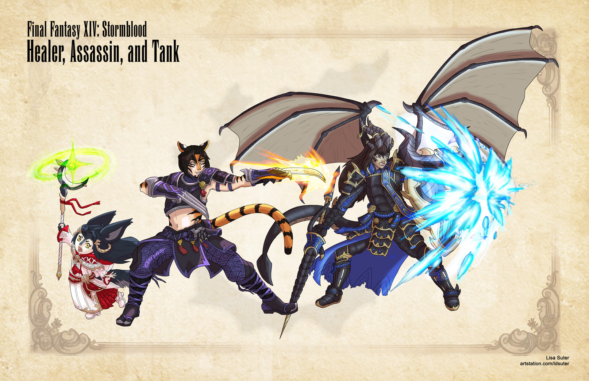 ArtStation - Fan Art Final Fantasy Project