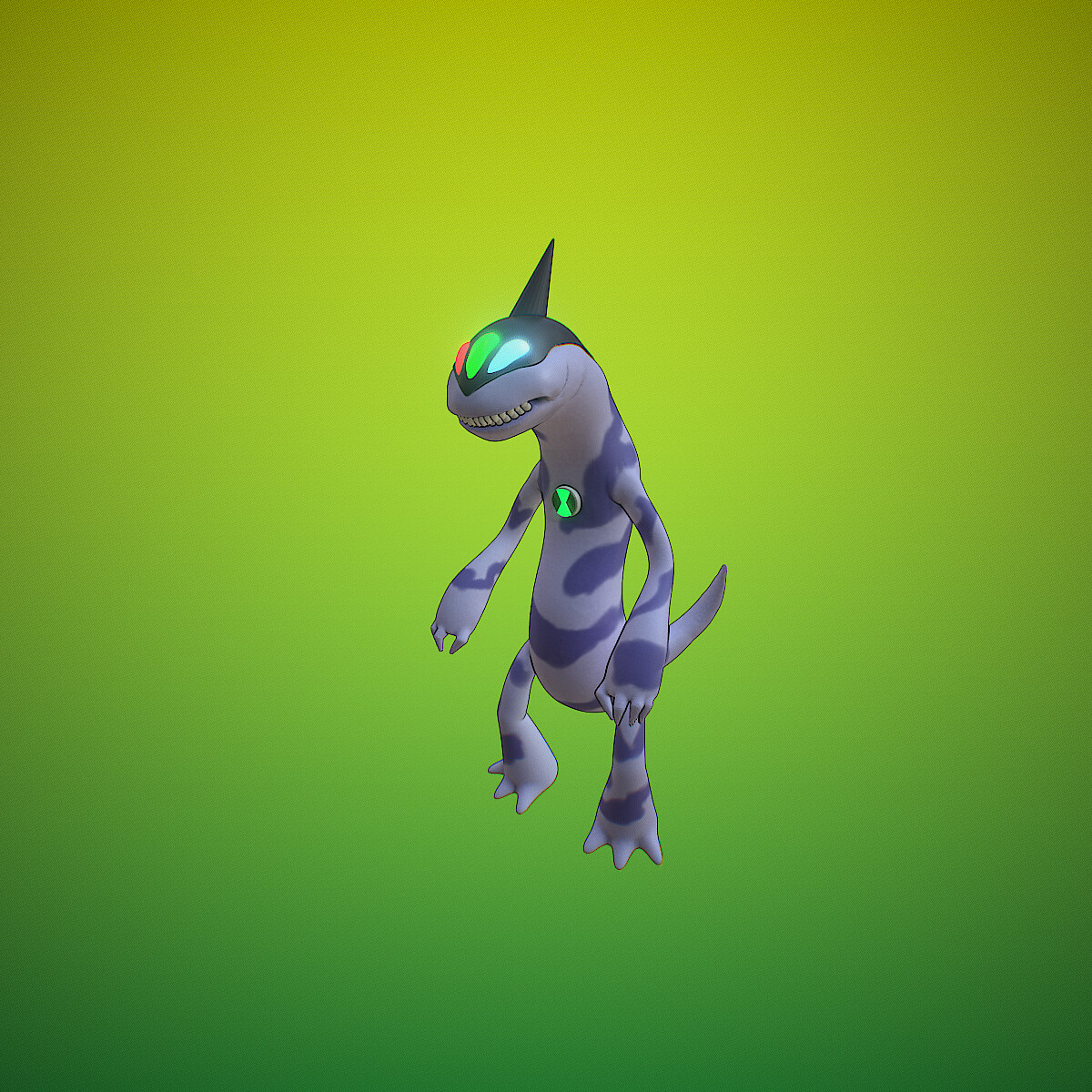 ArtStation - Chamalien 3D Model - Iconic Ben 10 Alien