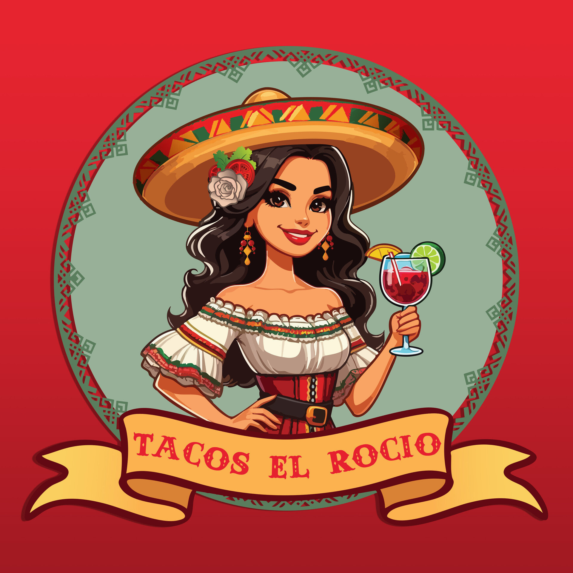 ArtStation - El Rocio: Food Trailer Graphics
