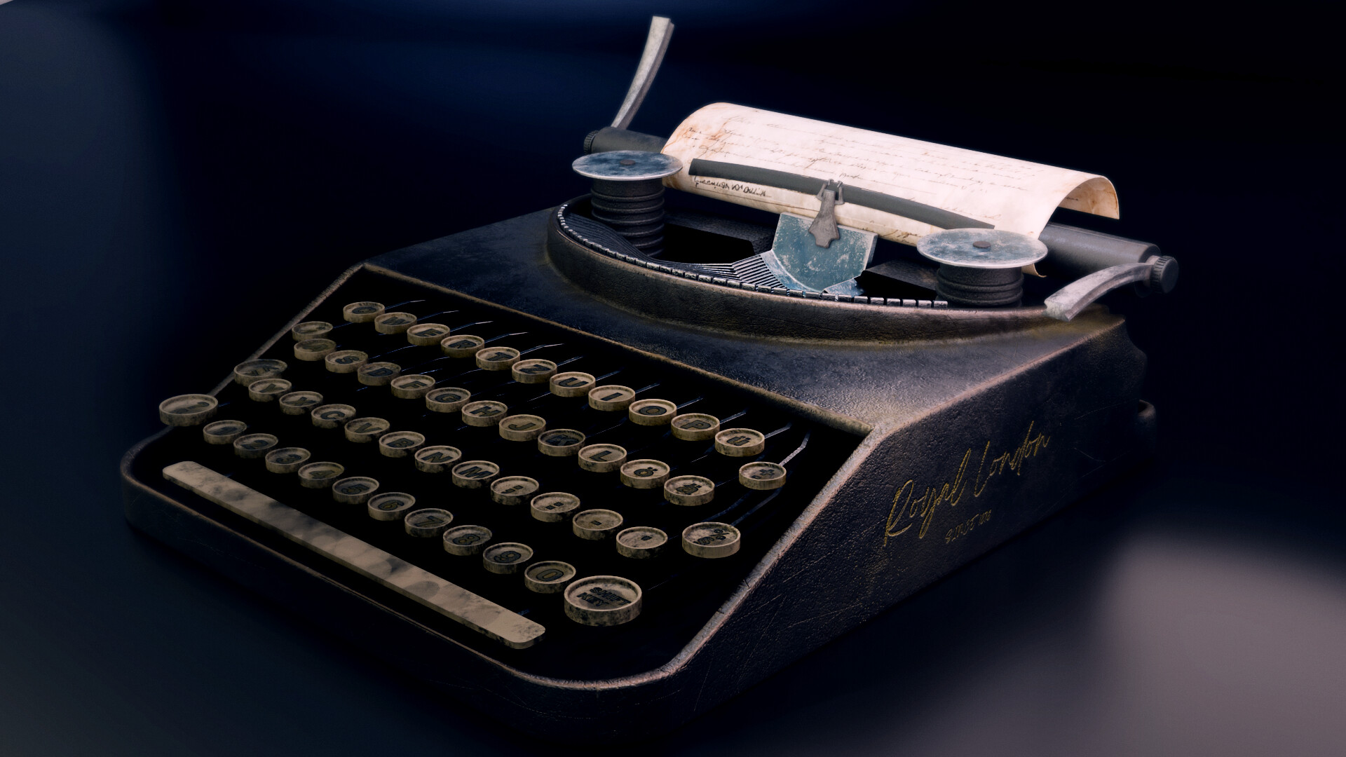 ArtStation - Vintage Typewriter