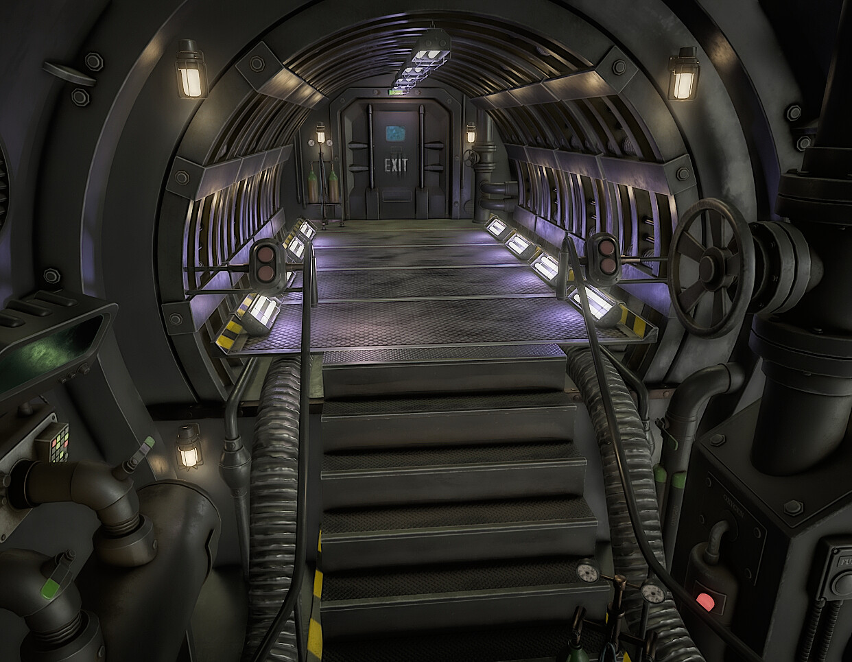 ArtStation - FALLOUT CORRIDOR