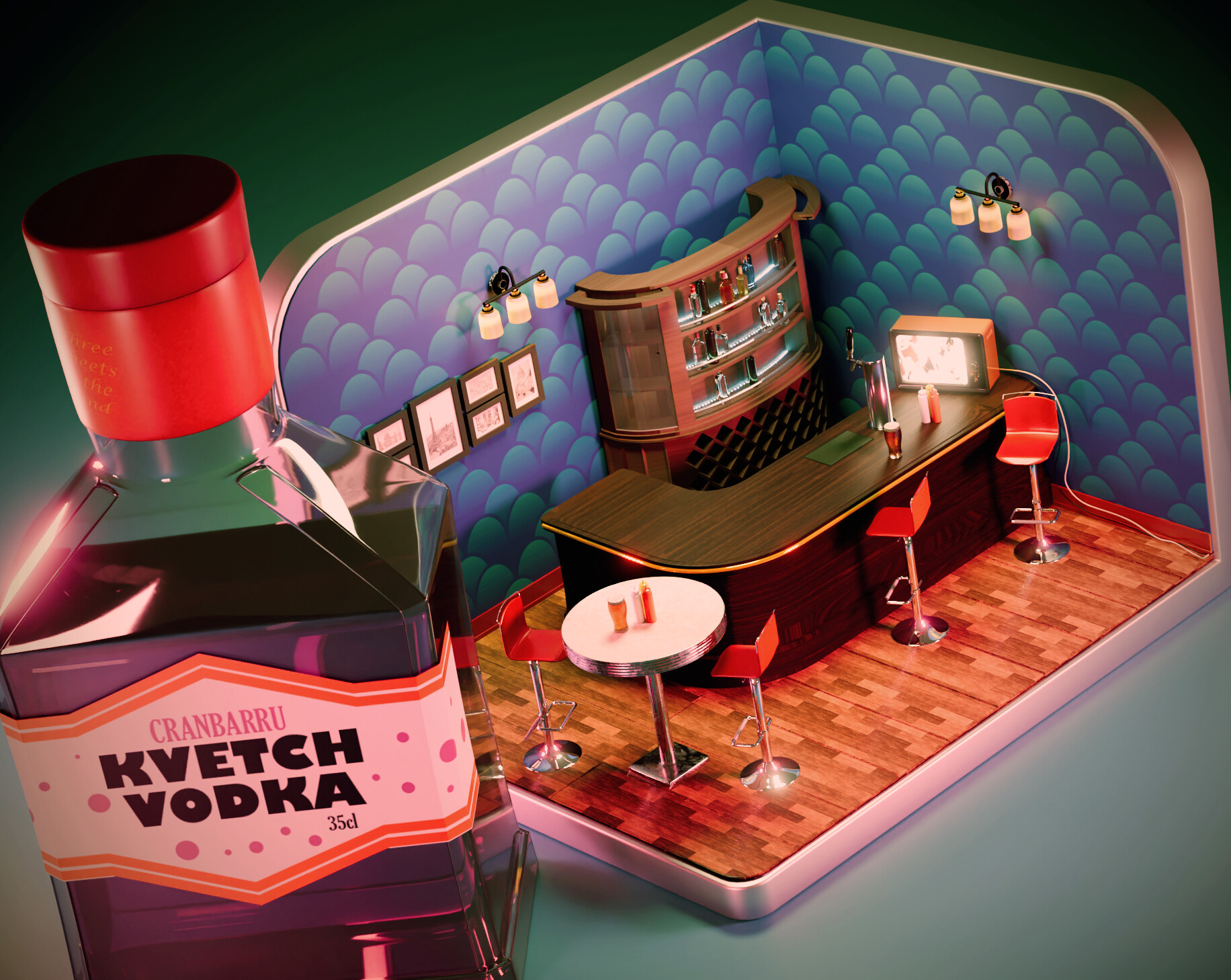 ArtStation - Kvetch Vodka