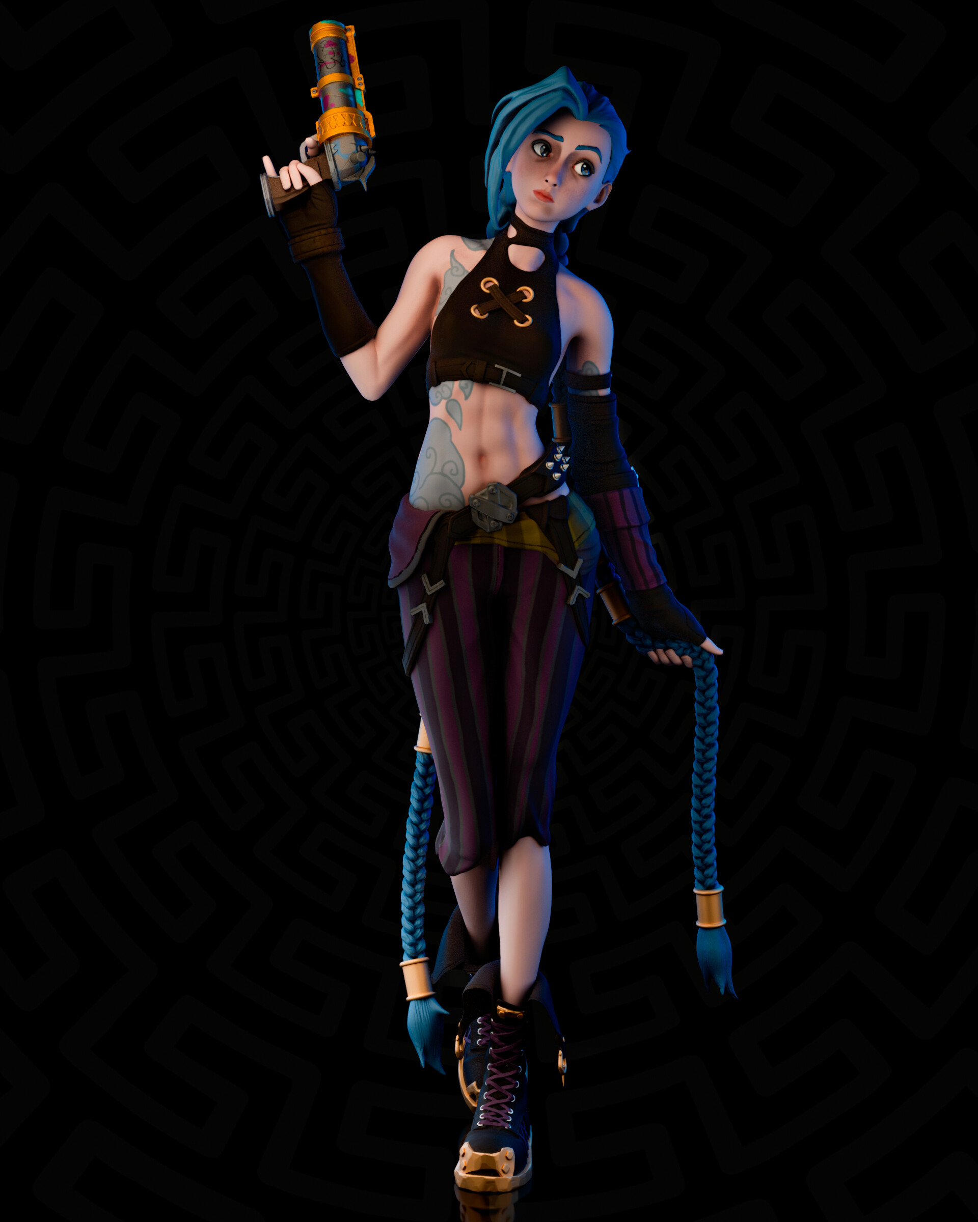 ArtStation - Jinx Arcane - STL file