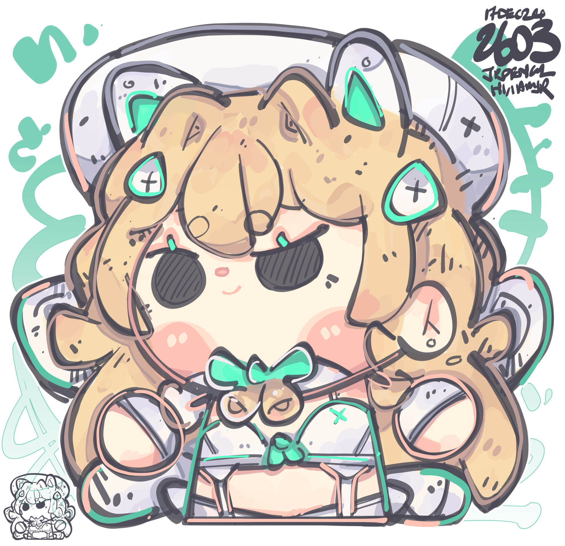 ArtStation - 2603 - 露菲：冬日购物狂 / Rupee: Winter Shopper 17 Dec 2024