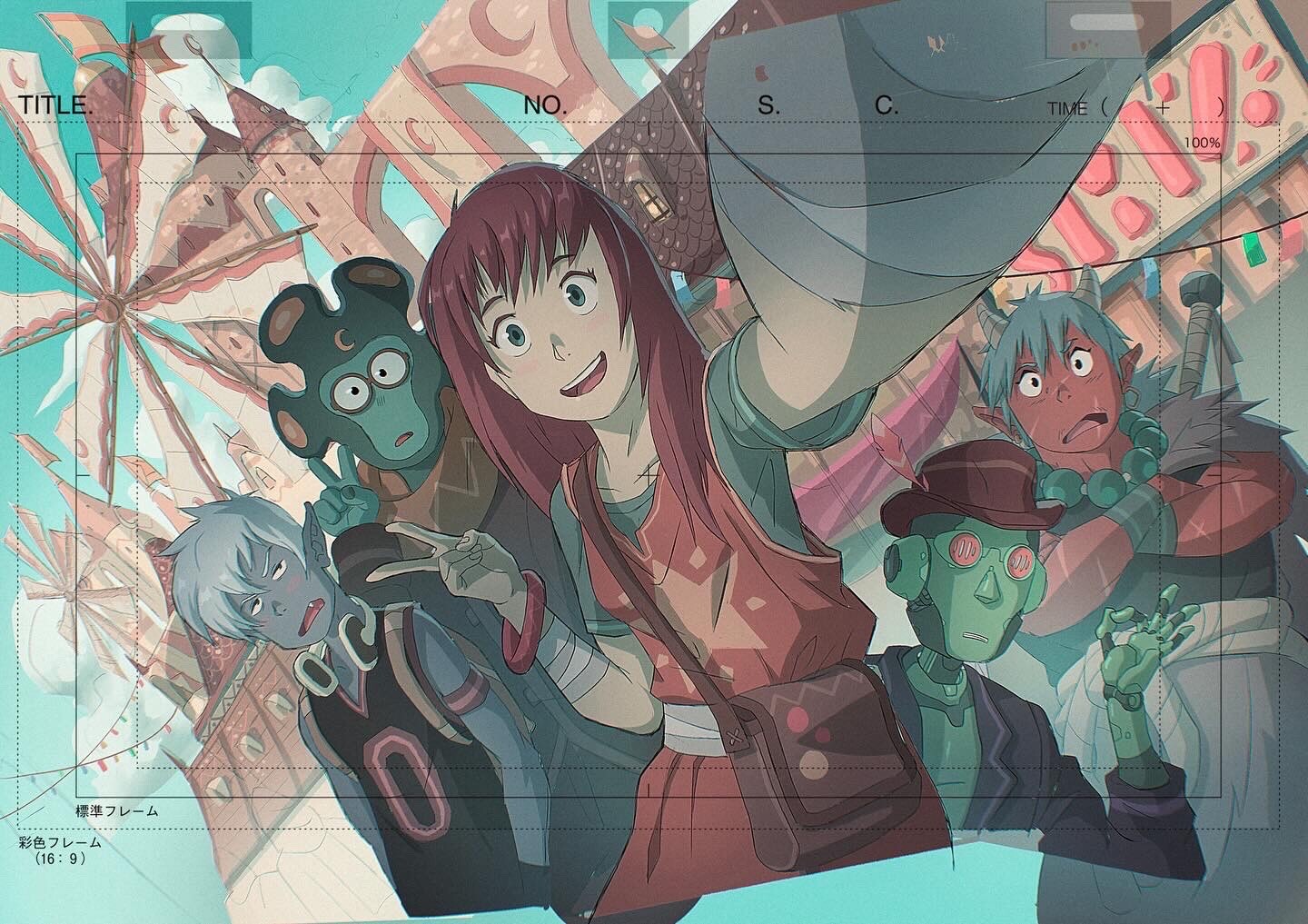 ArtStation - Alien friendship