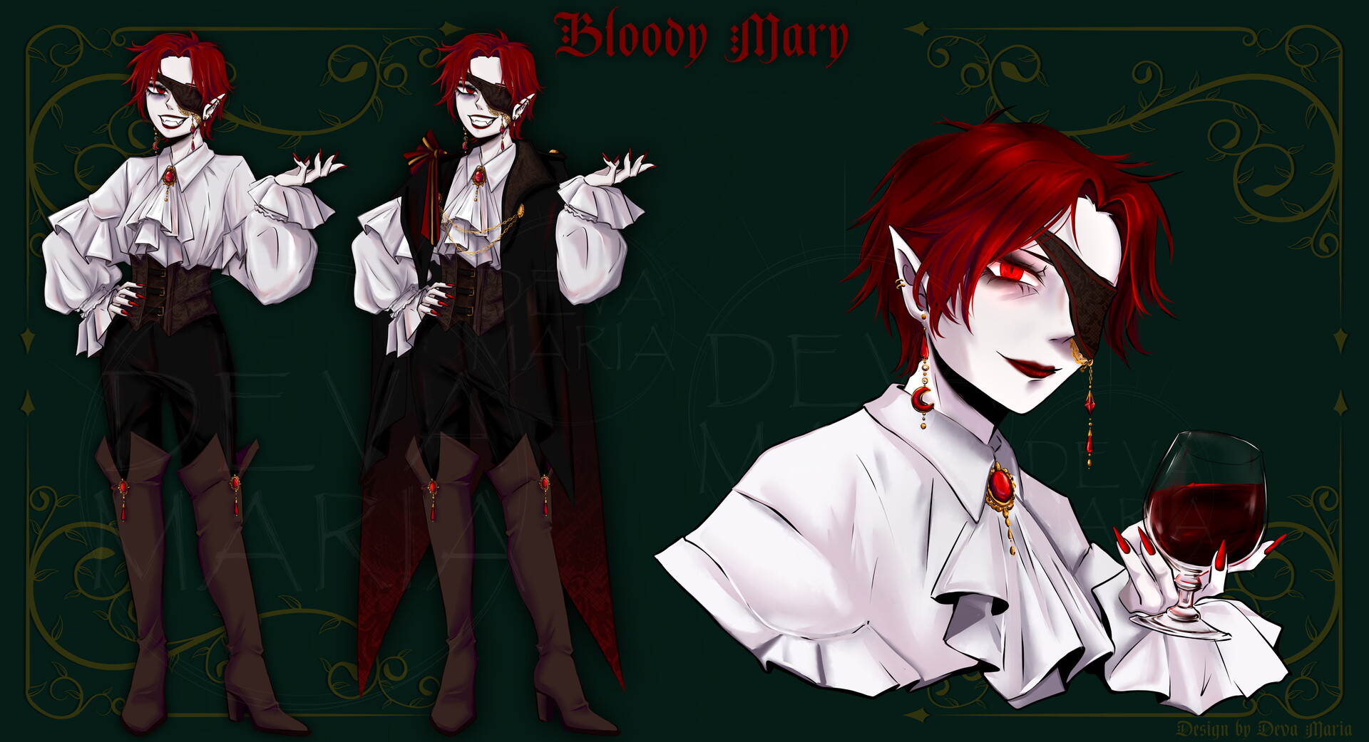 ArtStation - Bloody Mary (adopt auction)