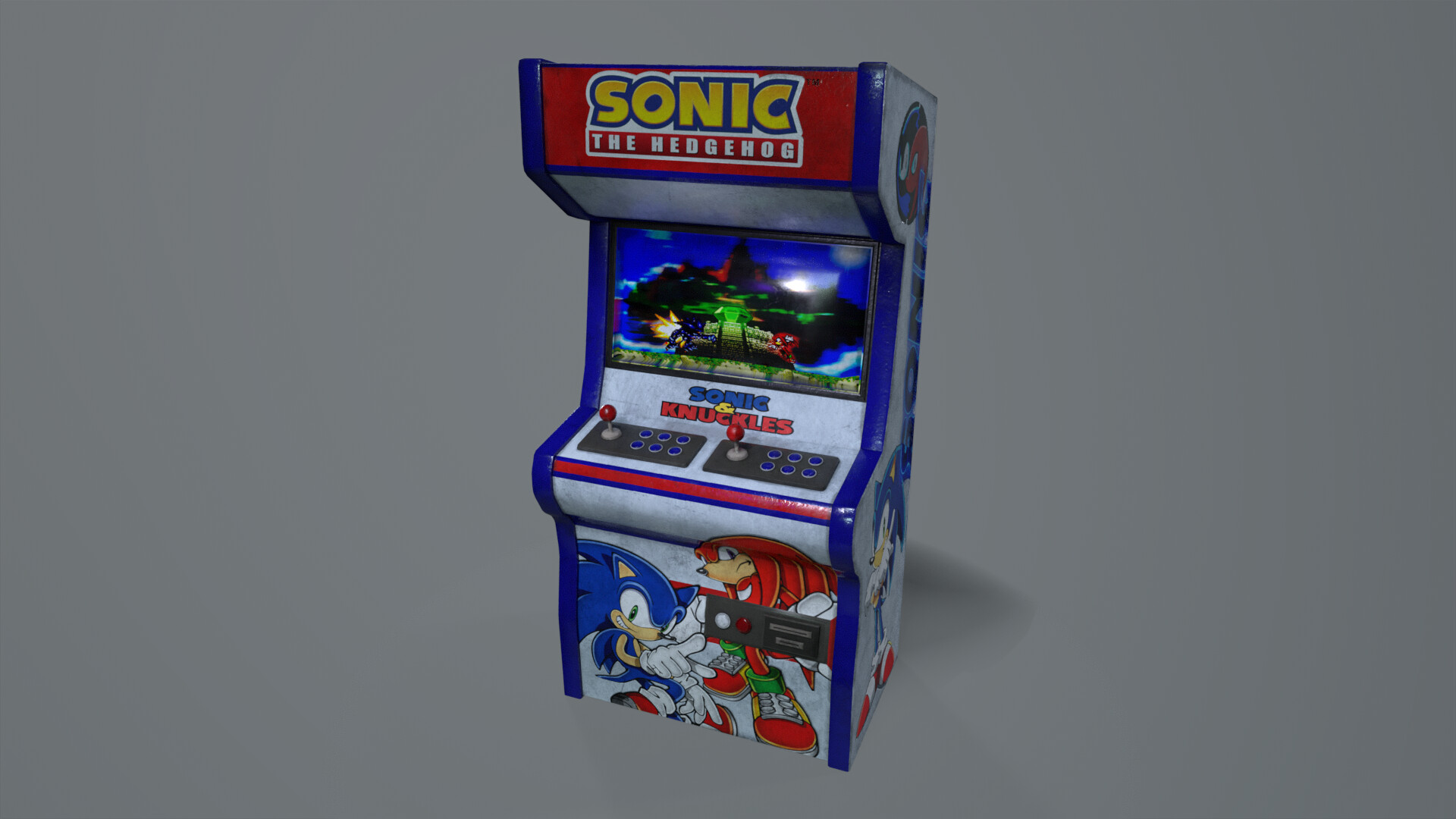ArtStation - Sonic Arcade - Modelado 3D